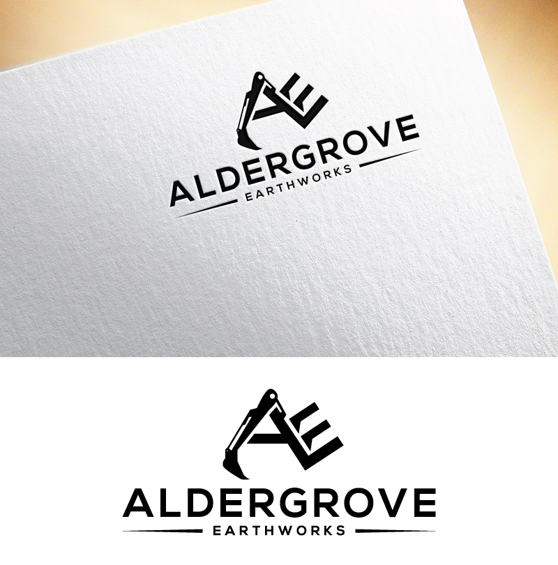Logo Design for Aldergrove Earthworks by okimok | Design #29584314