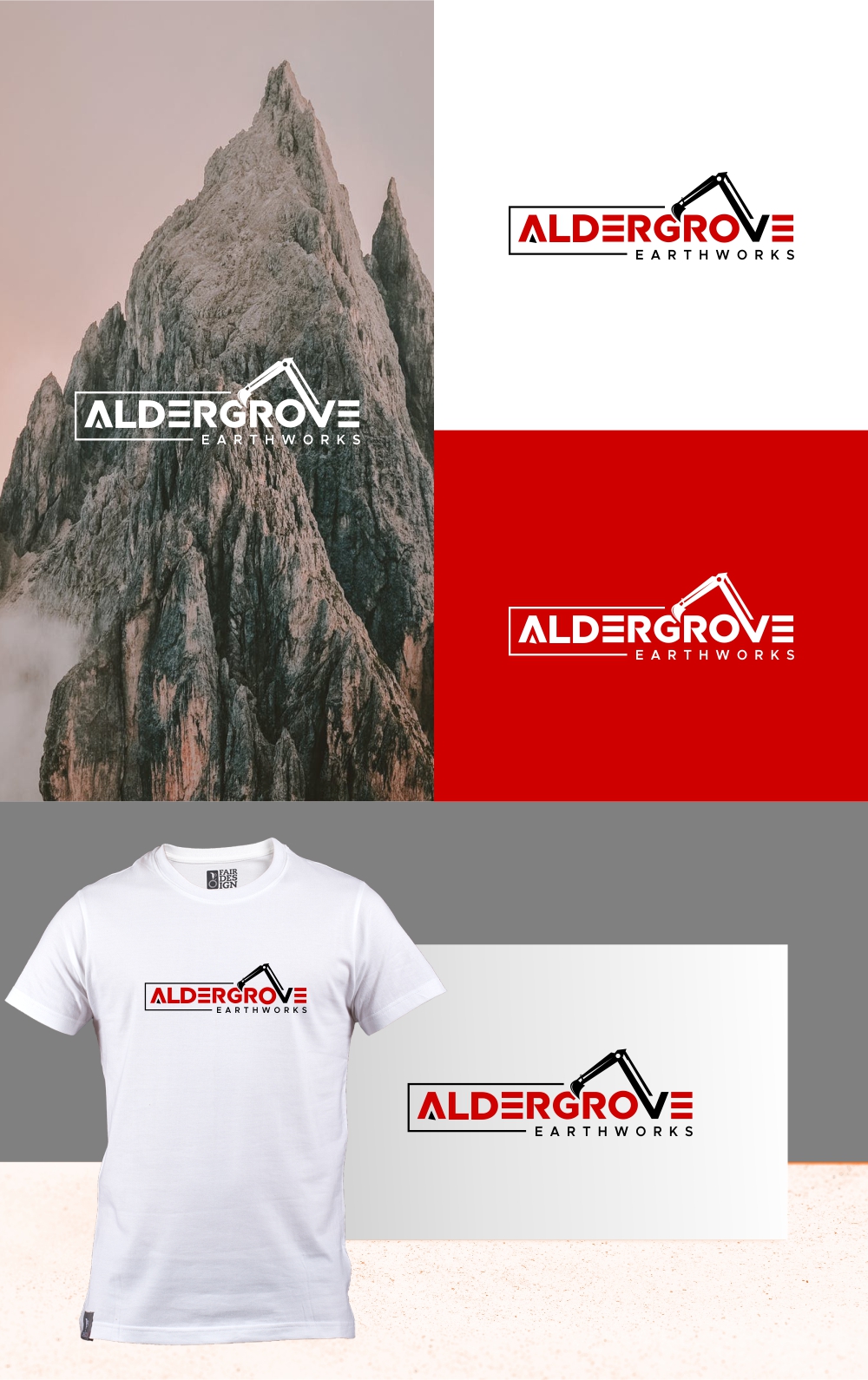 Logo Design for Aldergrove Earthworks by SigmaStudio | Design #29565286