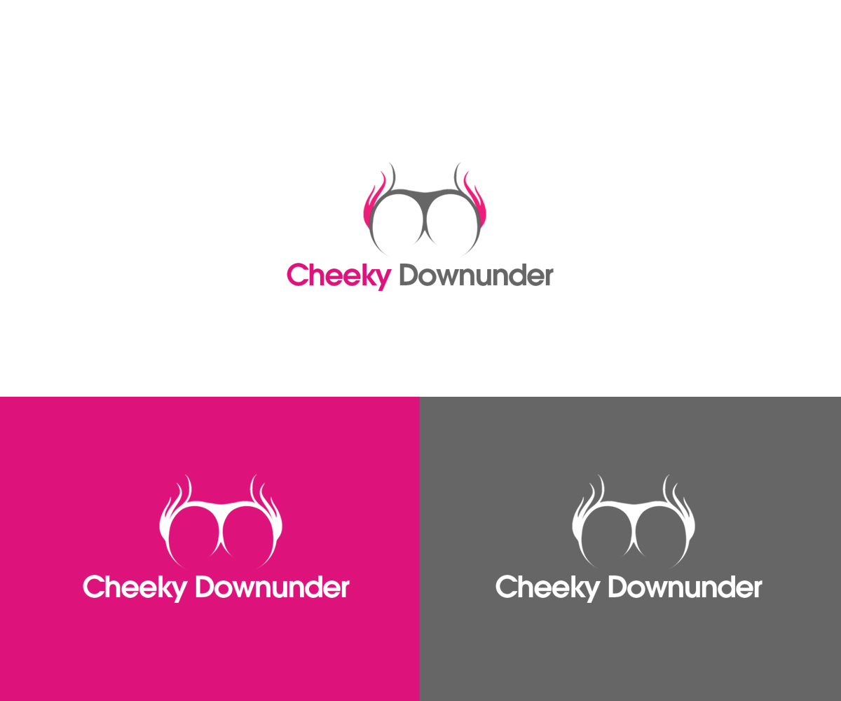 Playful, Modern, Underwear and clothing Logo Design for Cheeky Downunder by PyramidsDesigns ...