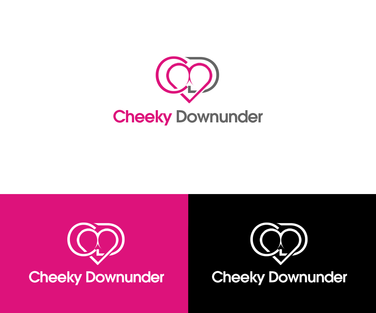 Playful, Modern, Underwear and clothing Logo Design for Cheeky Downunder by PyramidsDesigns ...