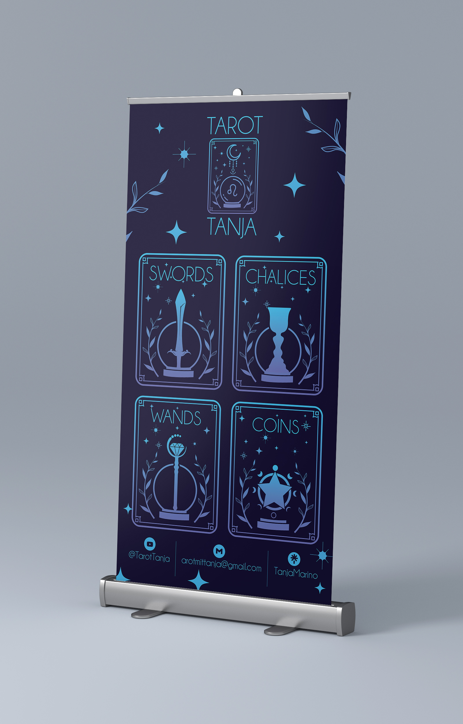 Feminine, Elegant, Tarot Card Readings Graphic Design for Tarot mit ...