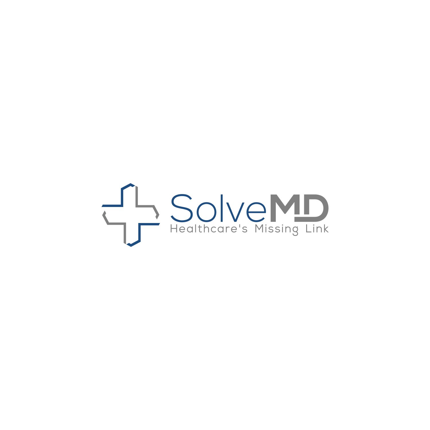 Diseño de Logo for "SolveMD" with tagline: "healthcare's missing link ...