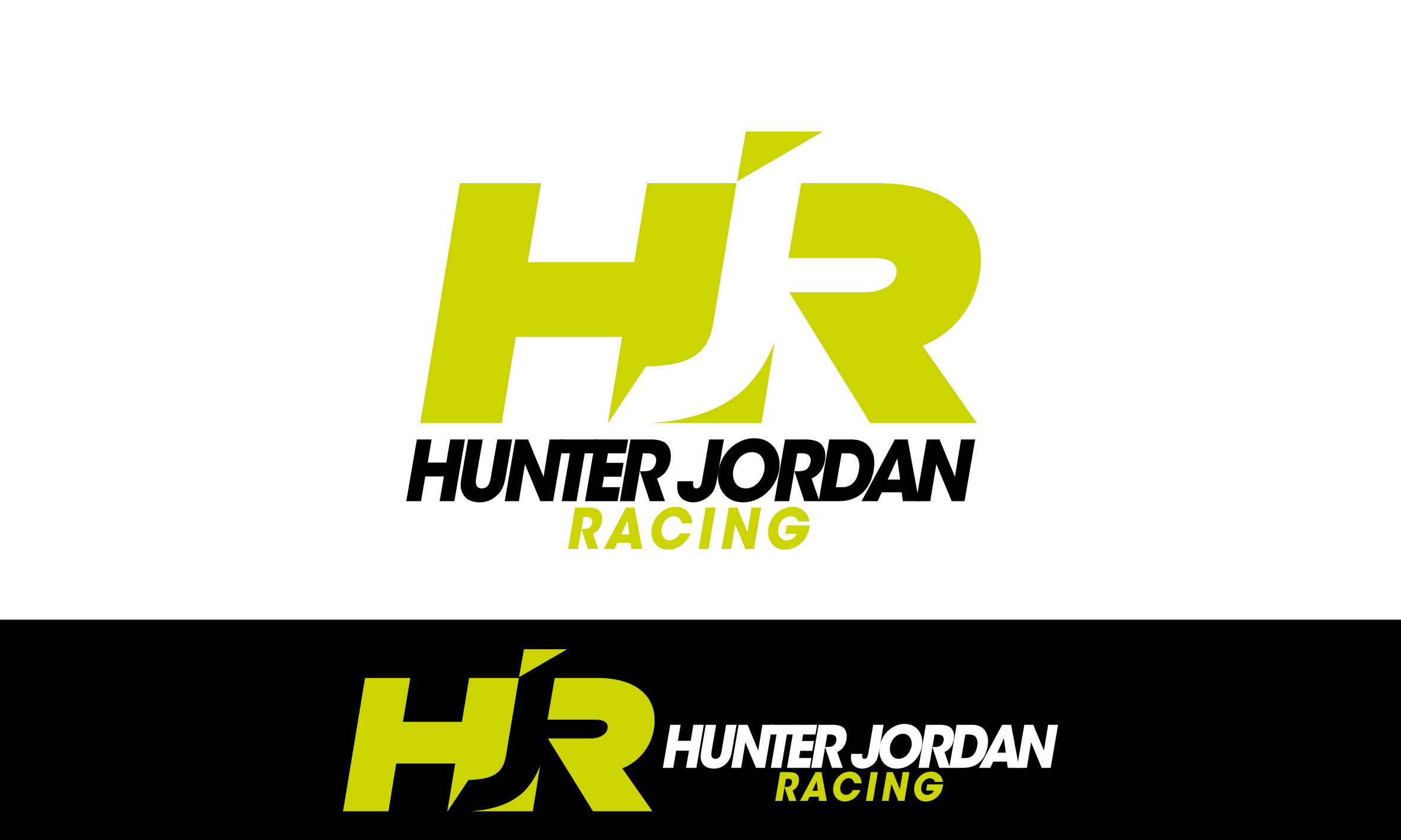 Masculine, Bold, car racing Logo Design for HJR Hunter Jordan Racing by ...