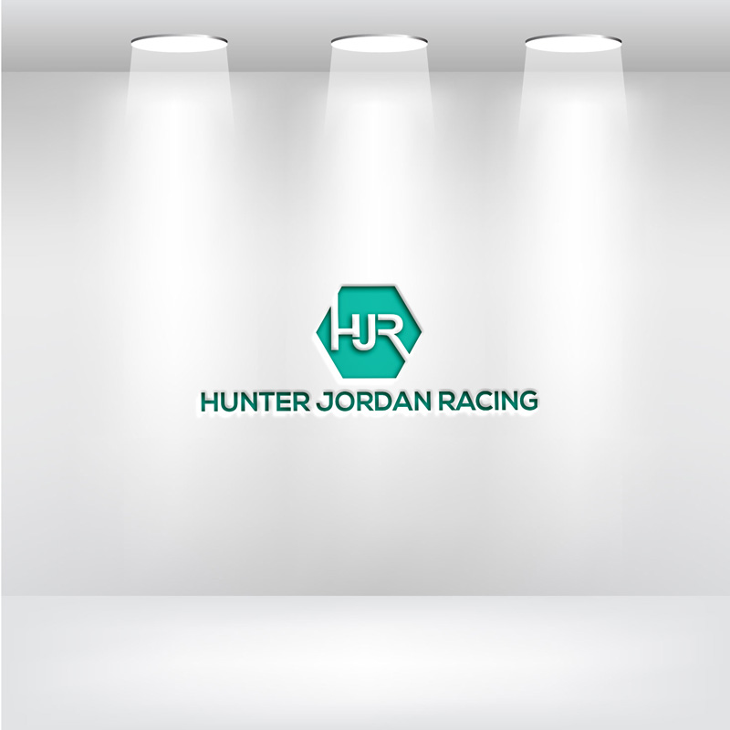 Masculine, Bold, car racing Logo Design for HJR Hunter Jordan Racing by ...