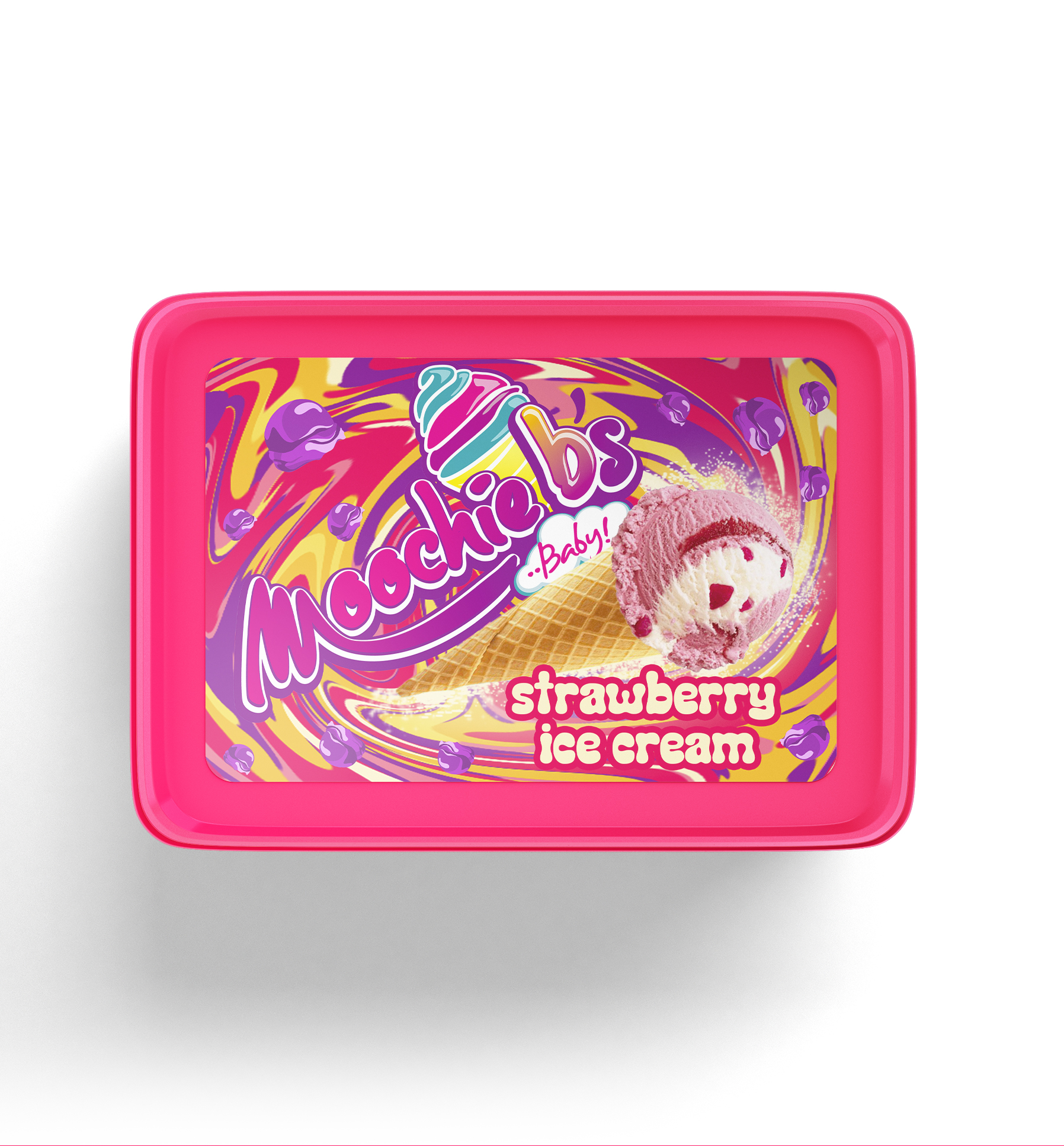 Playful, Modern, Ice cream Desserts Packaging Design for moochie b's by Ayra Baet | Design #29678068