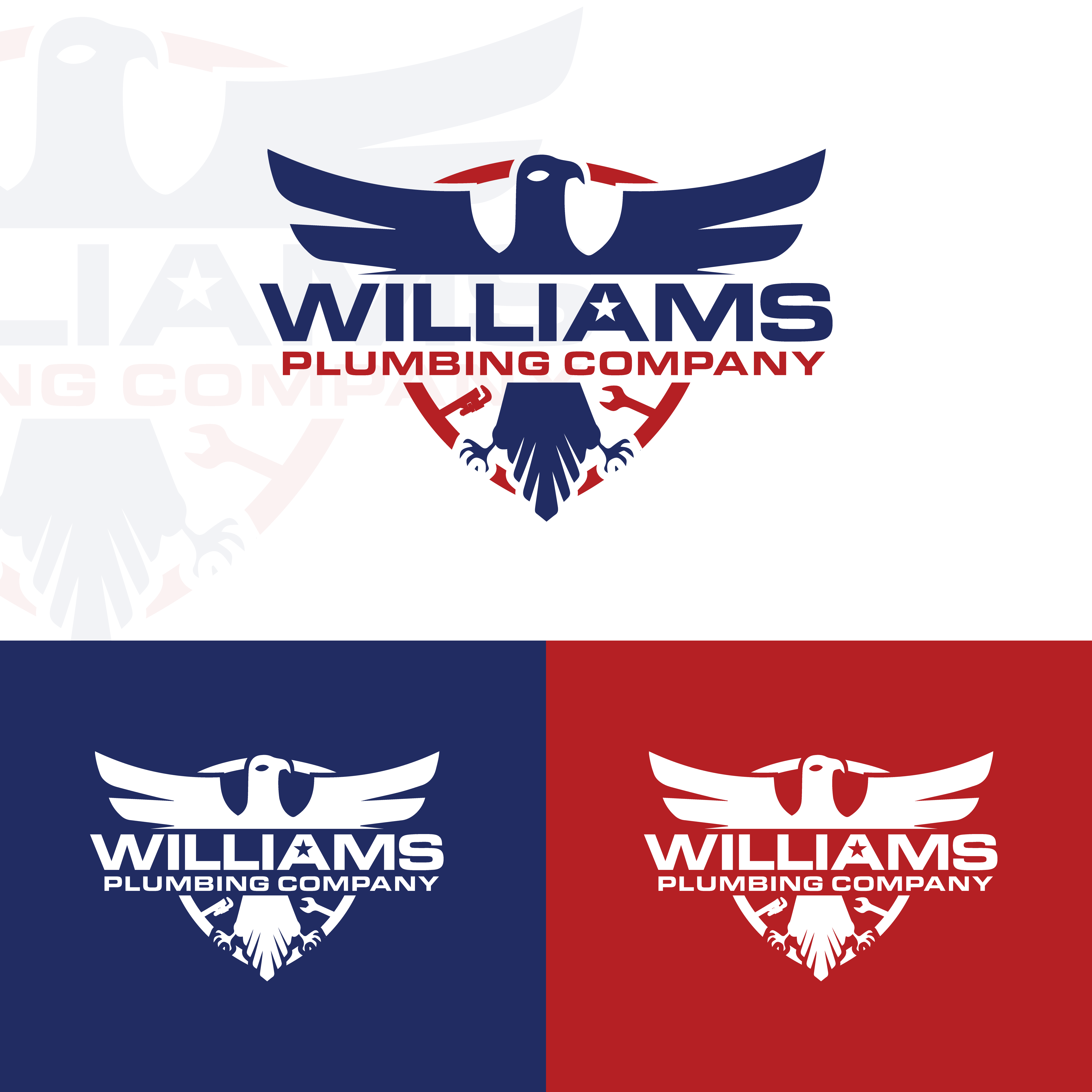 Bold, Modern, Plumbing Logo Design for Williams Plumbing Company or ...