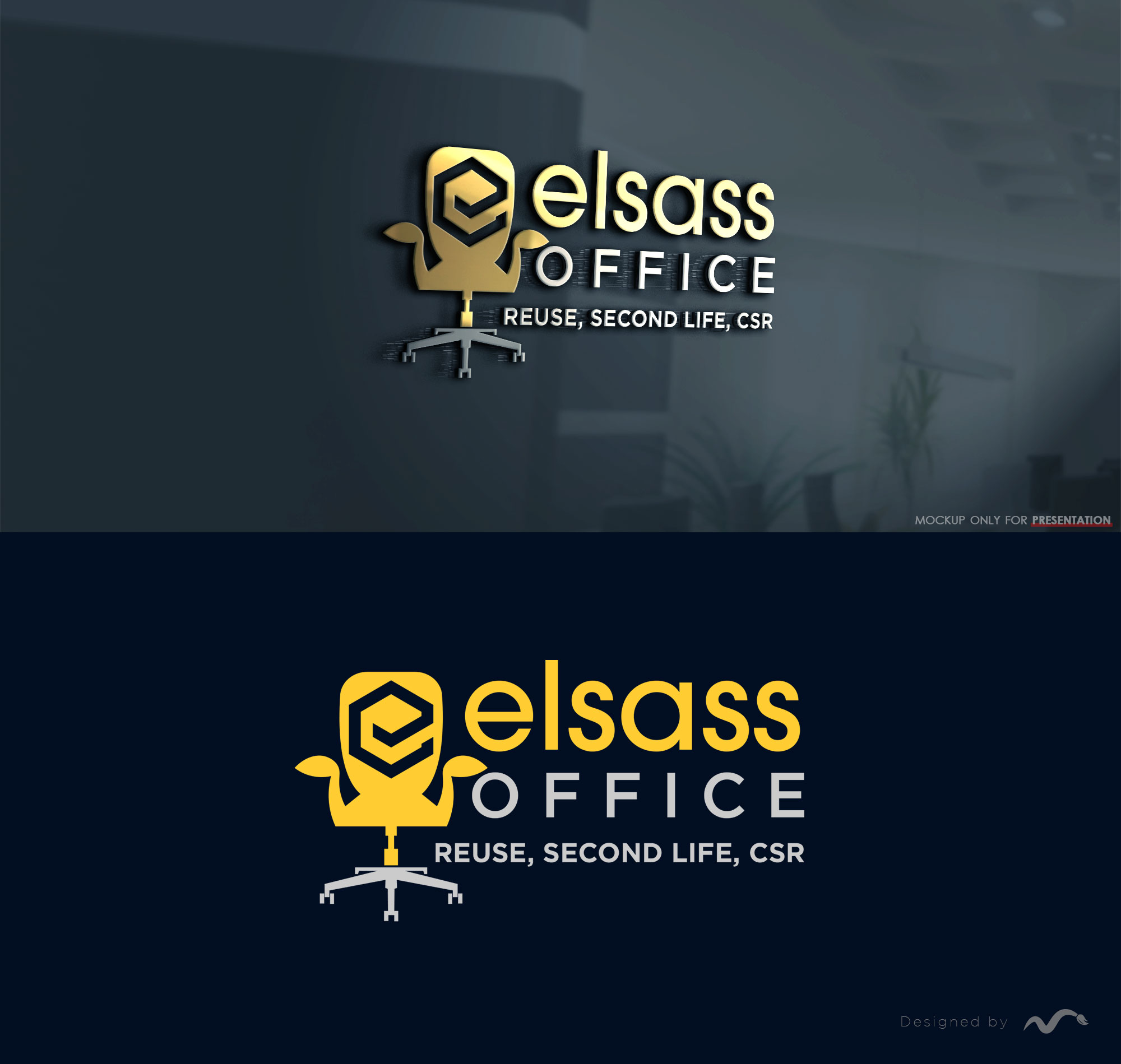 Logo Design for Elsass Office by Mono.co | Design #29582209