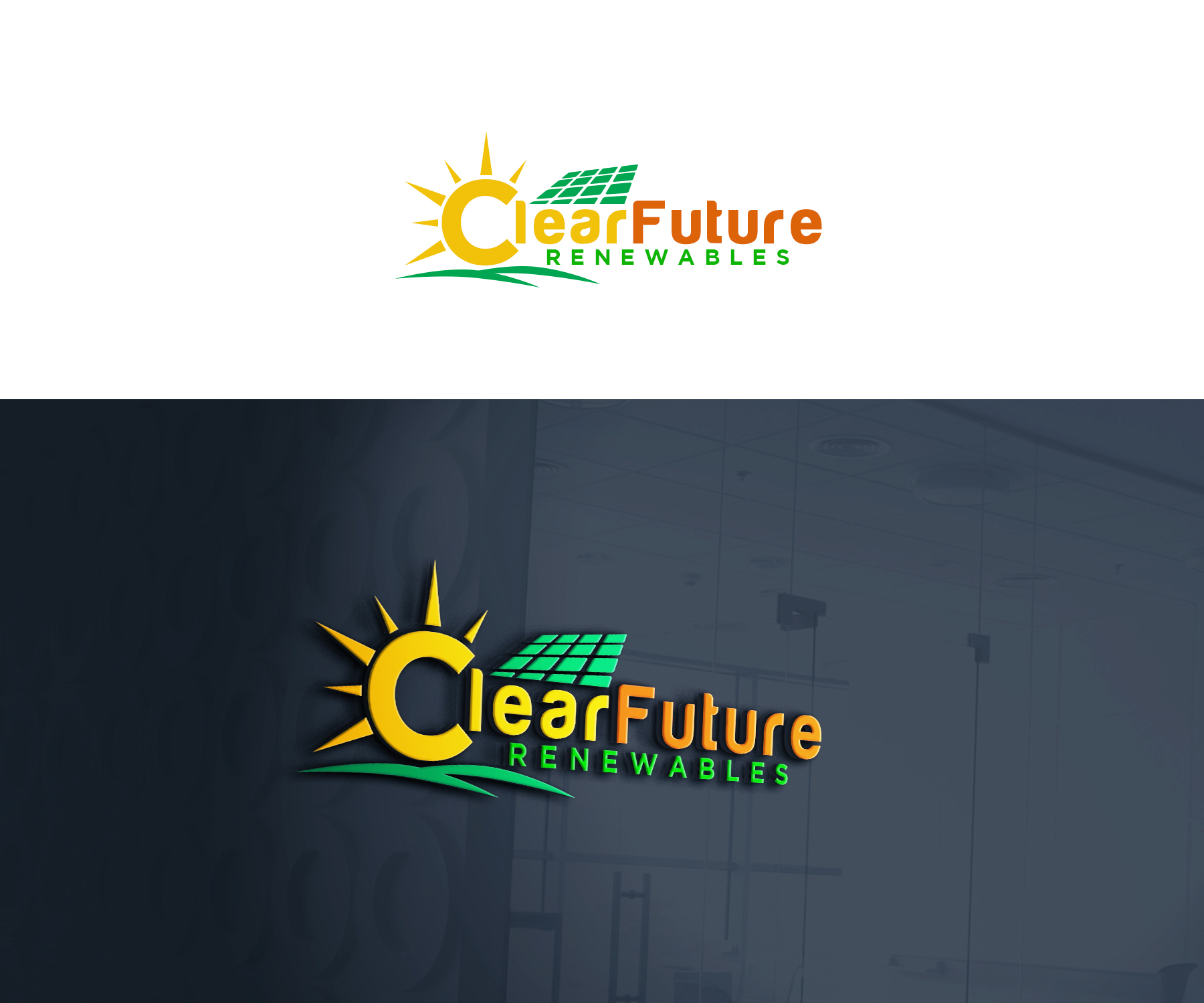 Modern, Bold Logo Design for Clear Future Renewables by sardilloivlucio ...