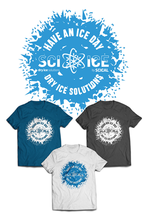 SCI-ICE (Dry Ice Business) T-Shirt | 35 T-shirt Designs for a business ...