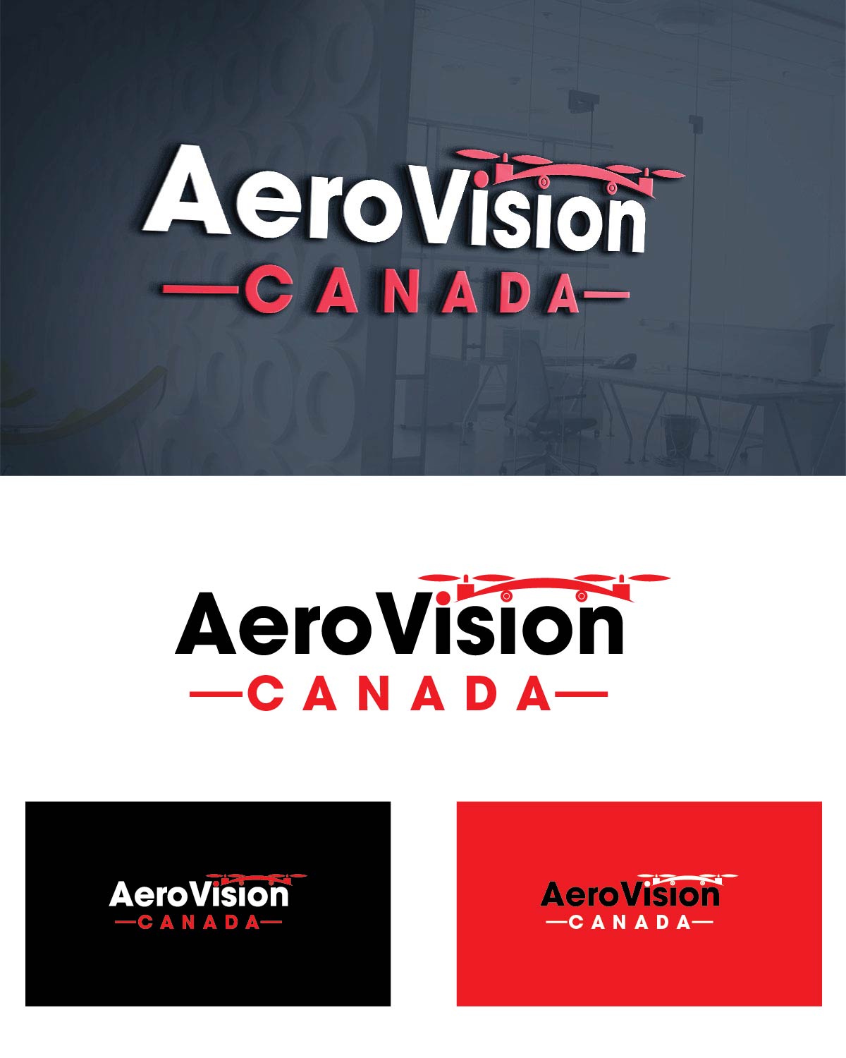 Logo Design for AeroVision Canada or AVC by Isnah Logo | Design #29602312