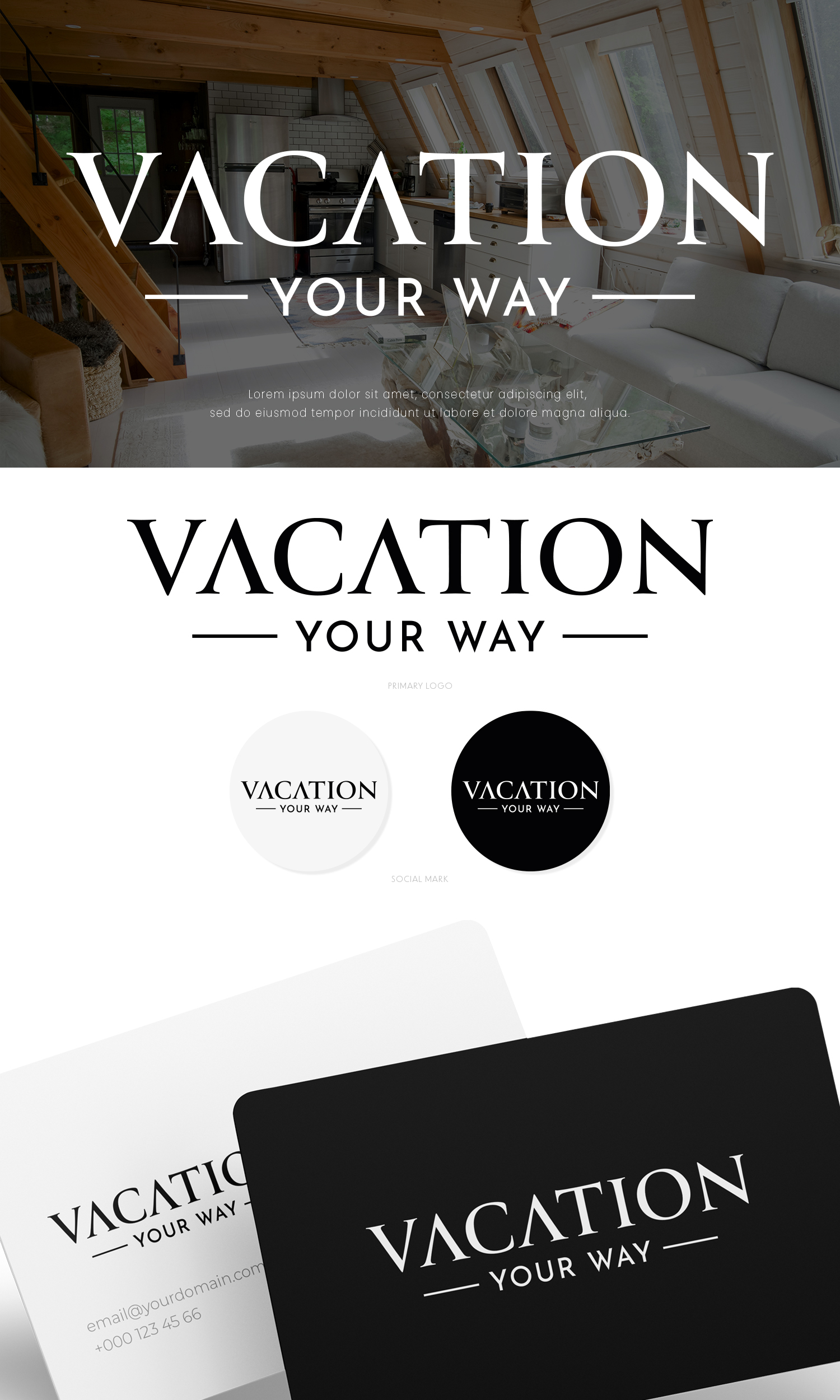 Serious, Modern Logo Design for Vacation Your Way by Asya Logo | Design ...