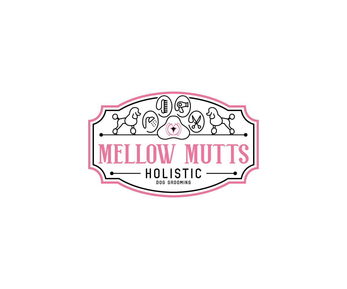 Logo Design for Mellow Mutts, Holistic Dog Grooming by Ahasan36 | Design #29604267