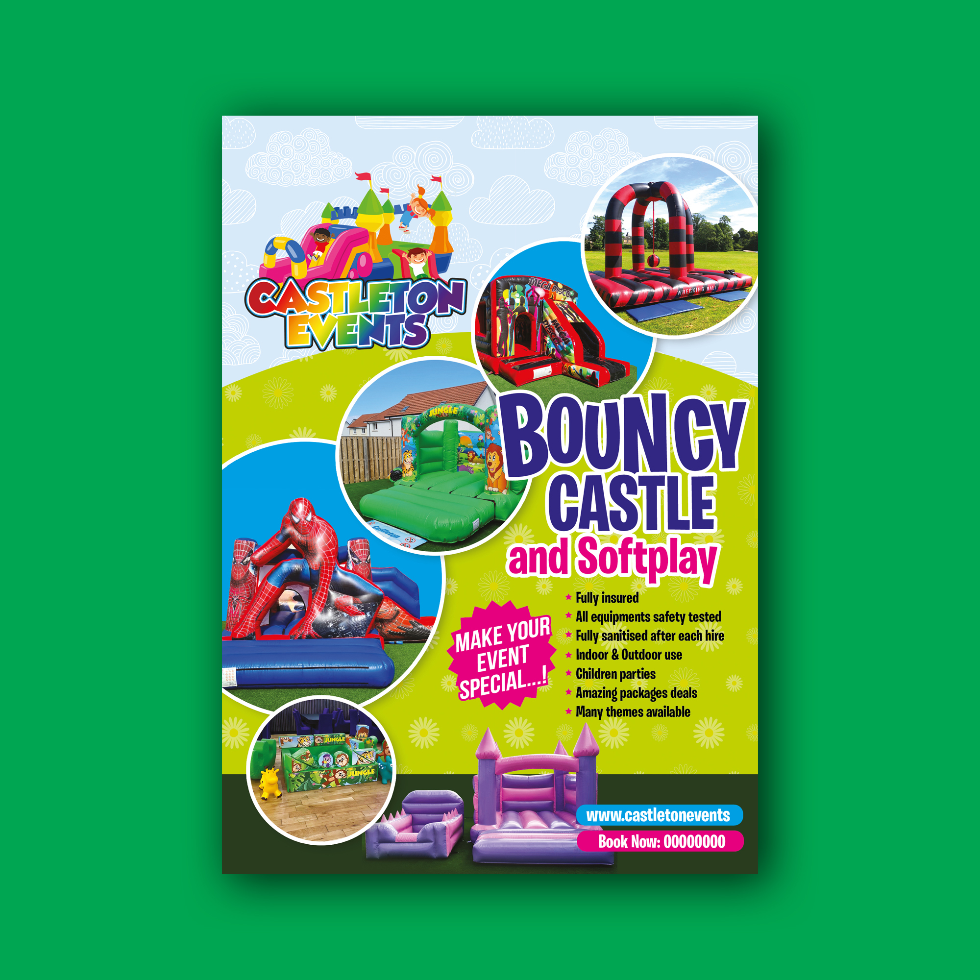 Elegant, Playful, Entertainment Flyer Design for a Company by ...