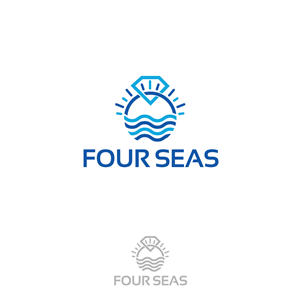 Sailboat Logo Creation - Four Seas | 72 Logo Designs for Four Seas