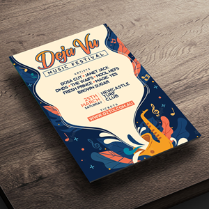 Artwork flyer ( named DE JA VU ) for my music festival | 18 Flyer ...