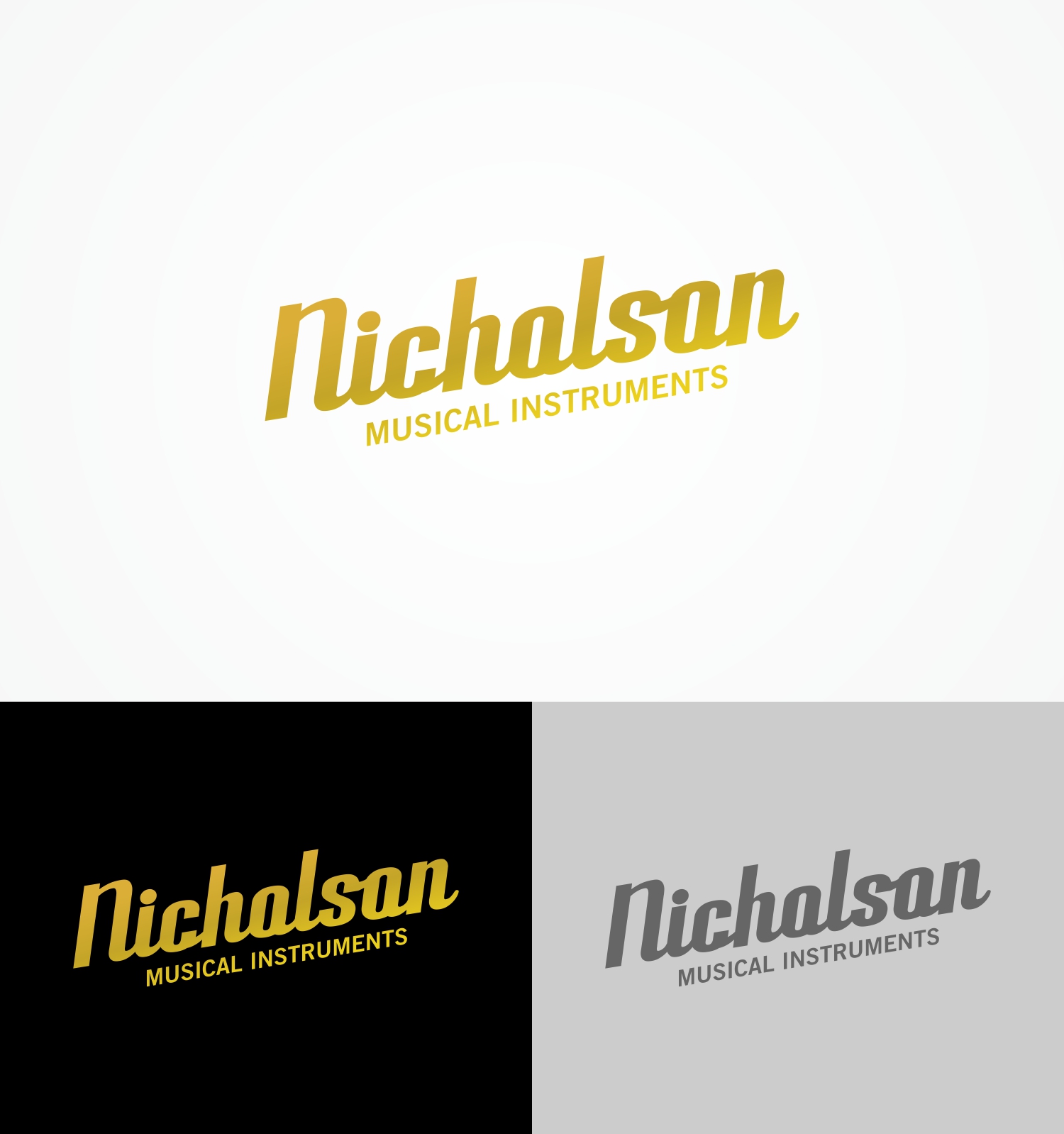 Logo Design for "Nicholson" or Nicholson with smaller font Musical ...