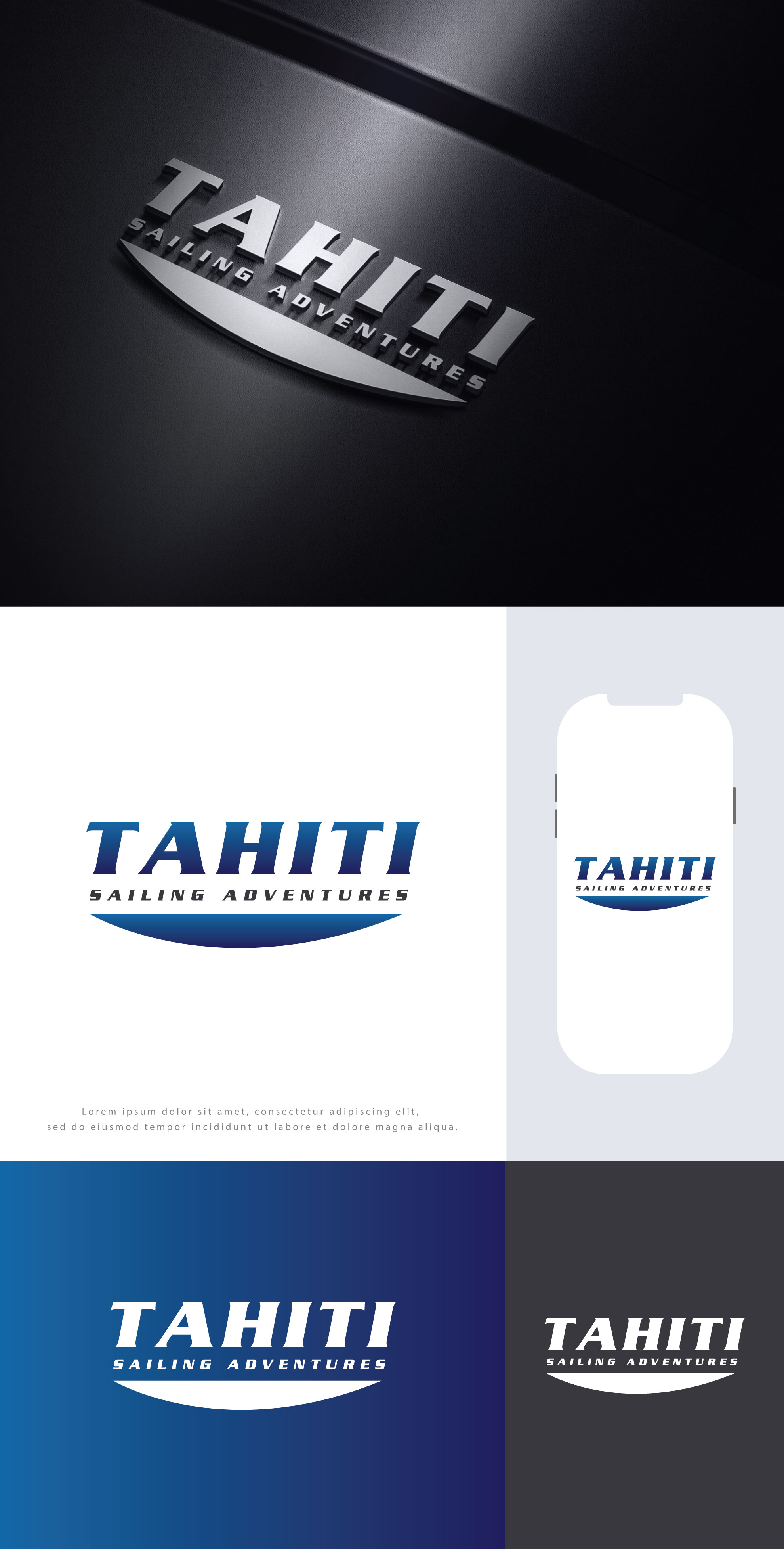 Logo Design for Tahiti Sailing Adventures by Mohammad_Rasel | Design ...