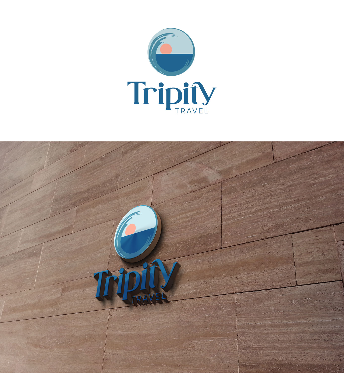 Elegant, Playful, Travel Logo Design for Tripity Travel by wdesigner2 ...