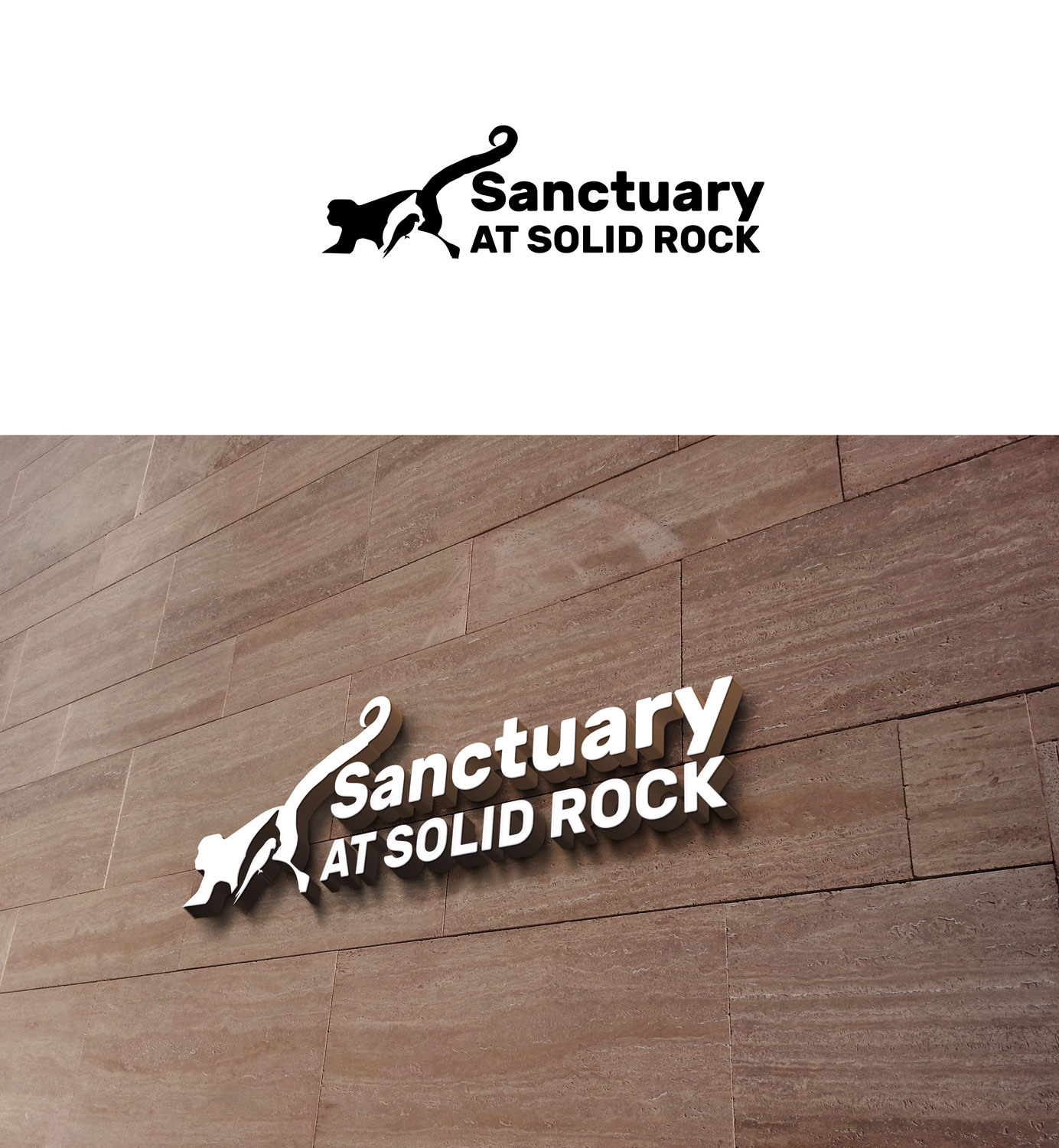 Logo Design for Sanctuary at Solid Rock by wdesigner2 | Design #29663759