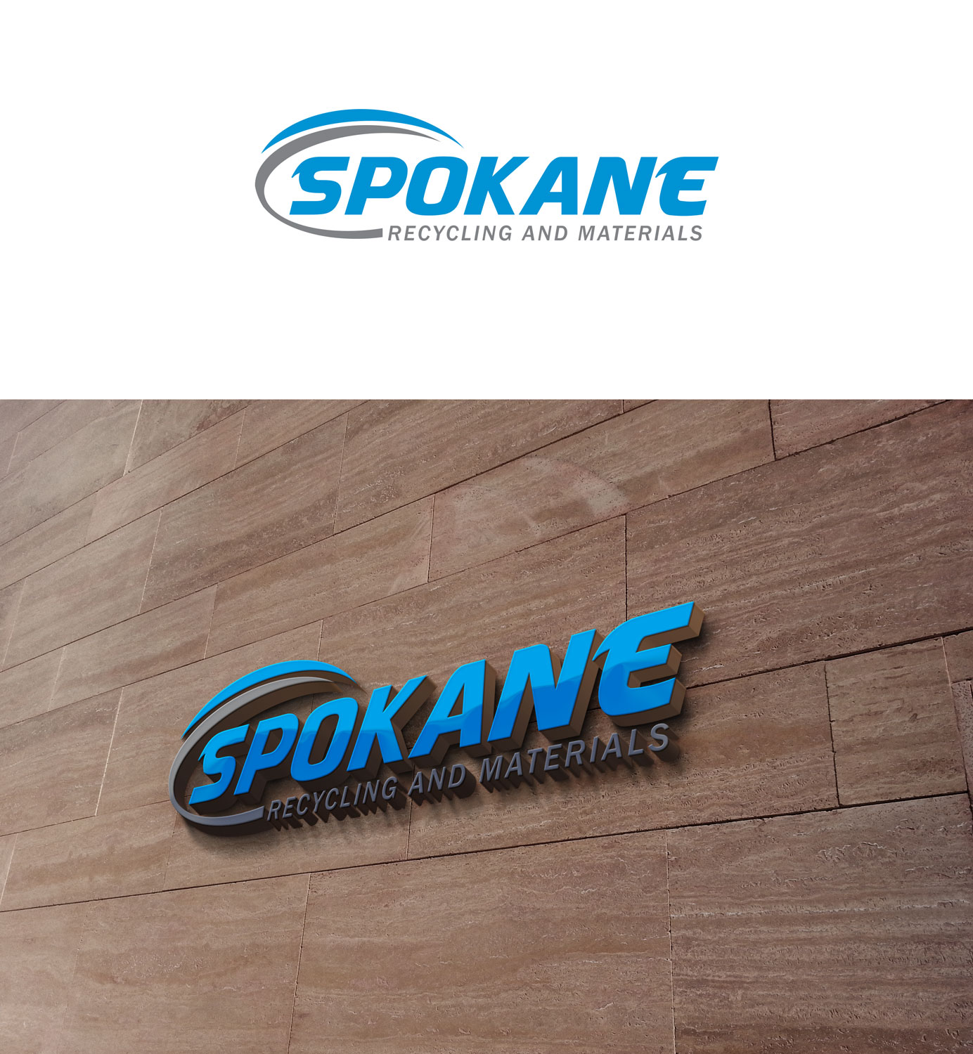 Logo Design for Spokane Recycling And Materials by wdesigner2 | Design #29657947