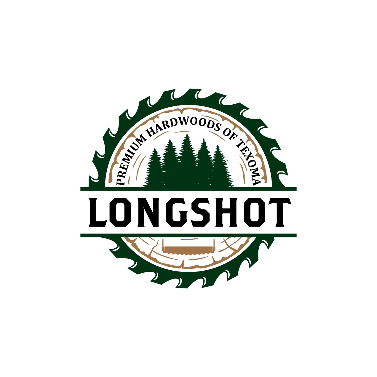 Elegant, Playful Logo Design for Longshot Lumber of Texoma by ...