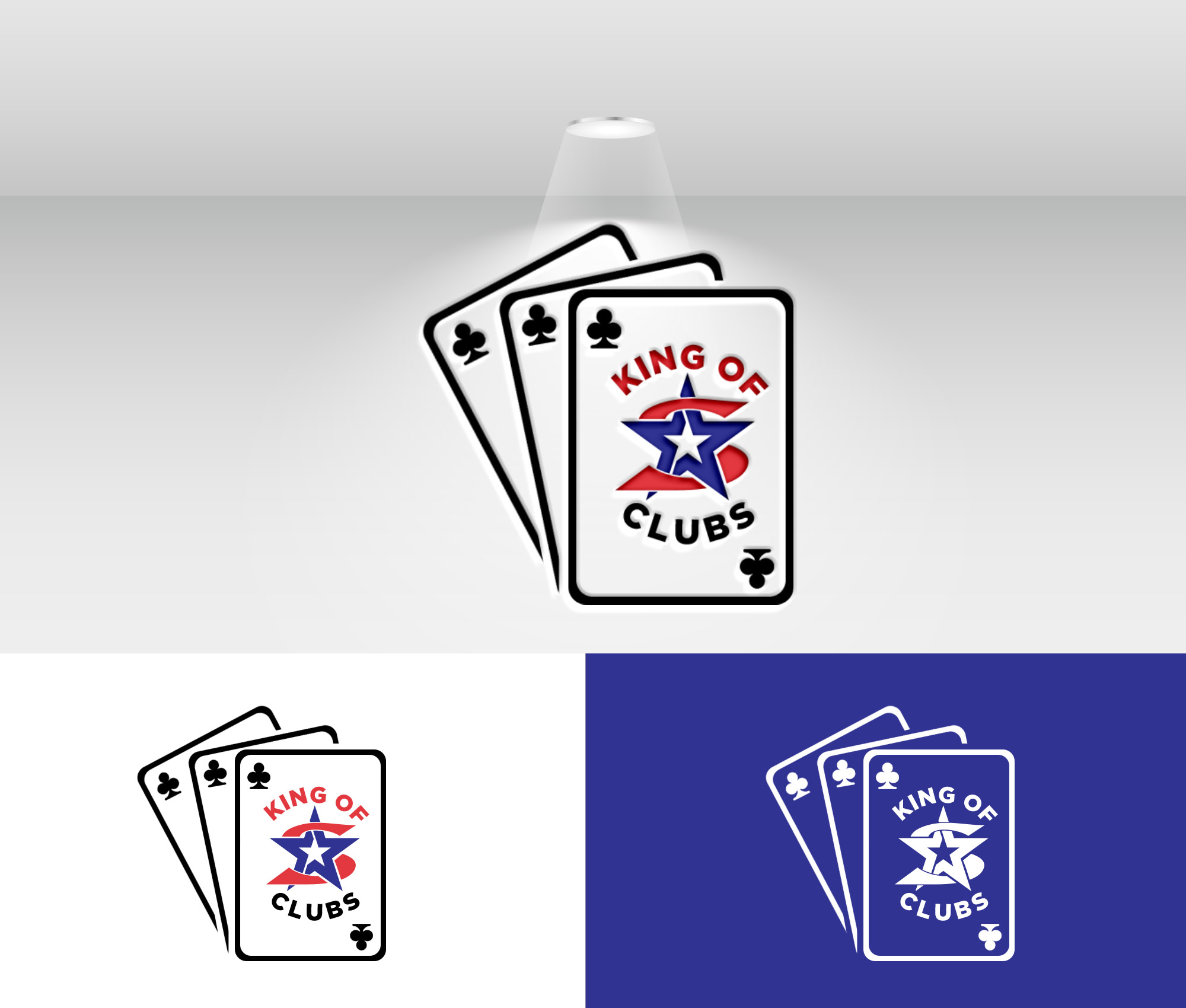 Logo Design for KING of CLUBS by PyramidsDesigns | Design #29654213