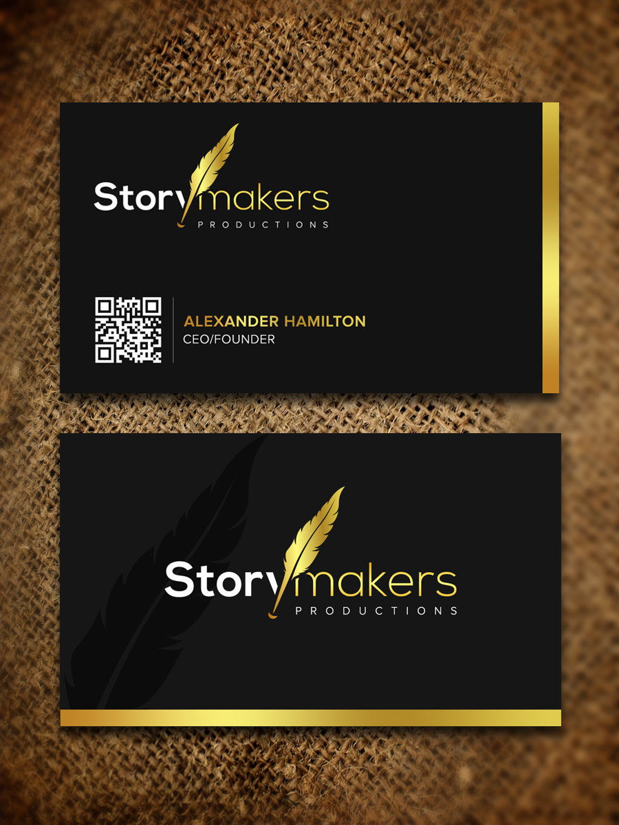 Modern, Masculine, Video production Business Card Design for a Company ...