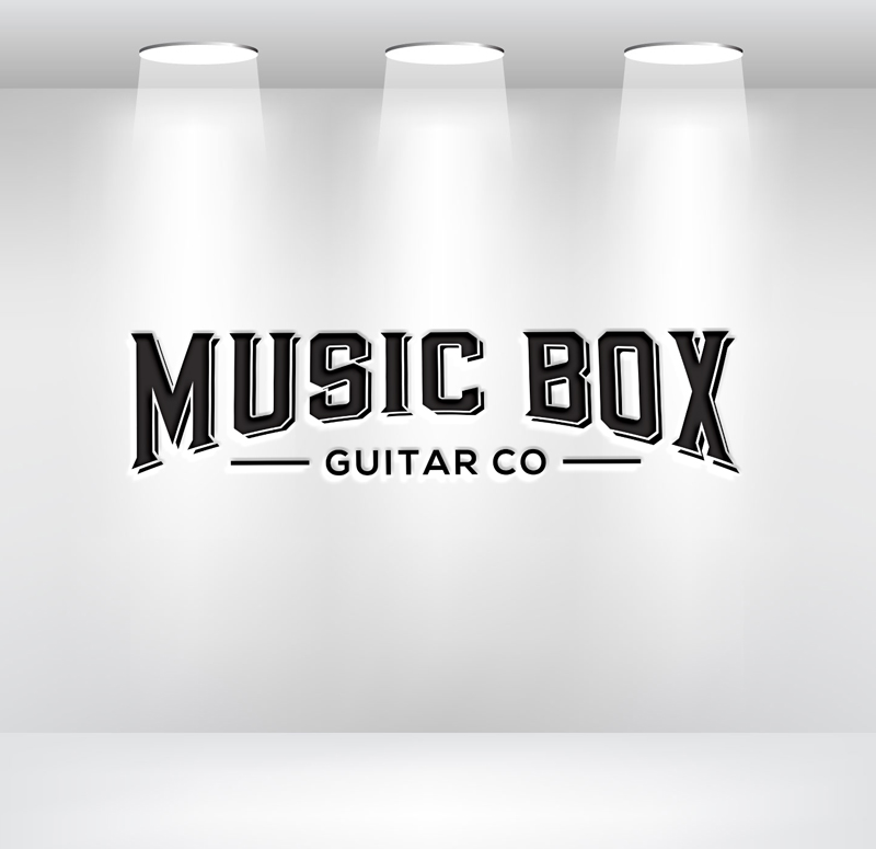 Logo Design for MUSIC BOX Guitar Co by kikostora | Design #29664309