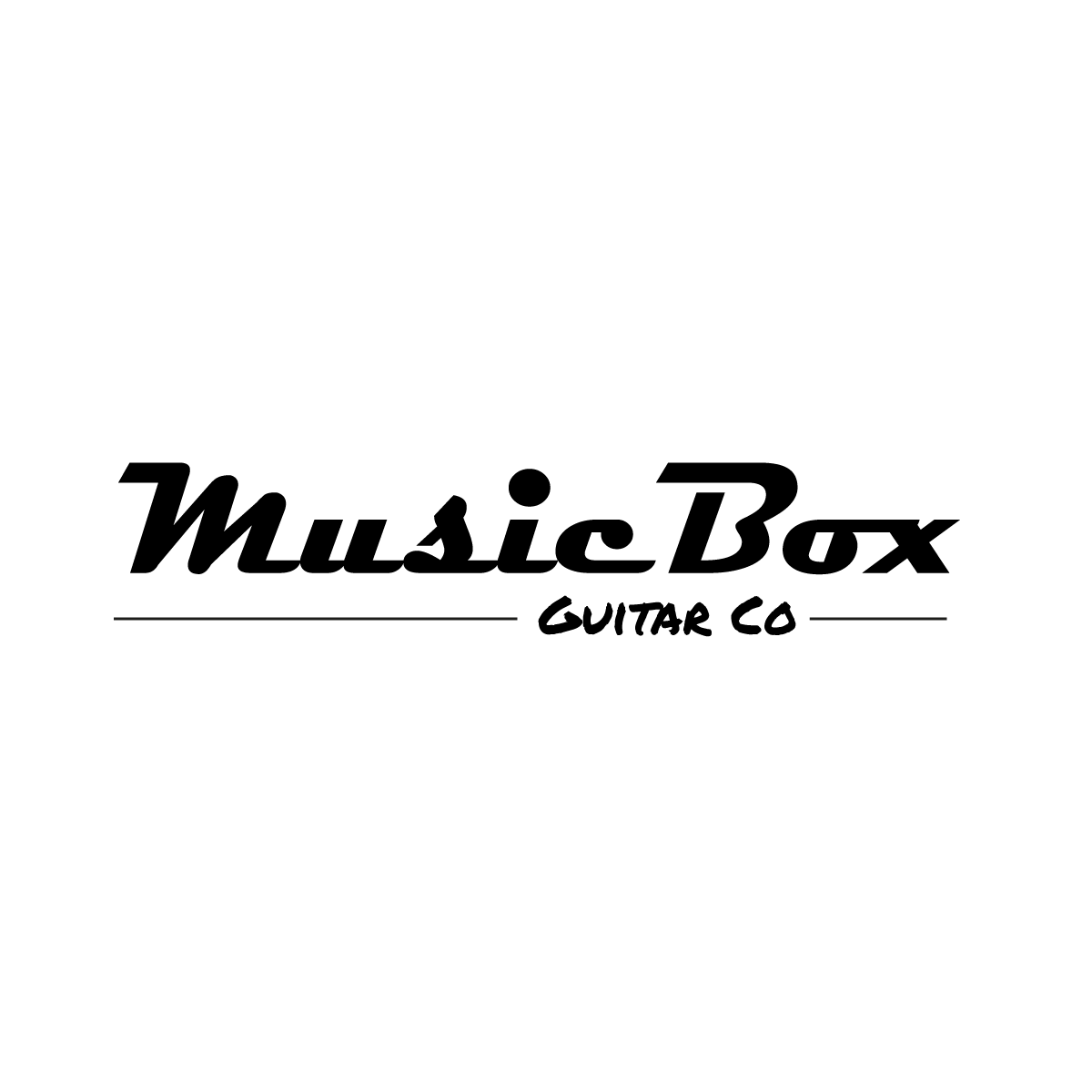 Logo Design for MUSIC BOX Guitar Co by METHODEMAN | Design #29665067