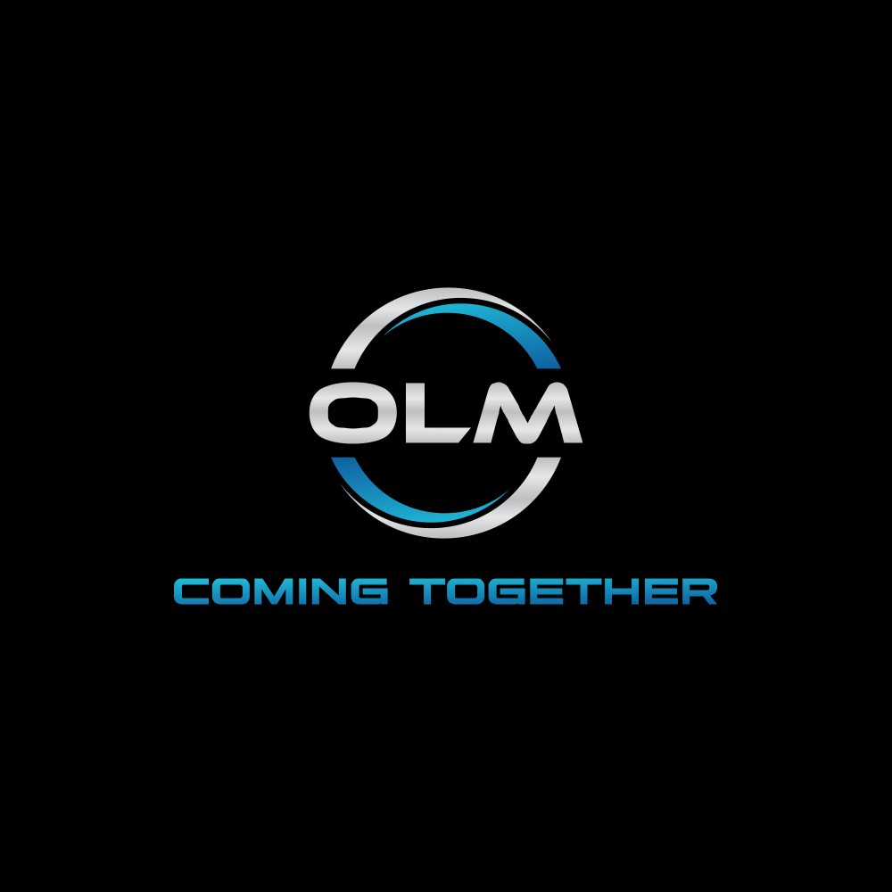 Logo Design for OLM then underneath to the logo it says Coming Together ...