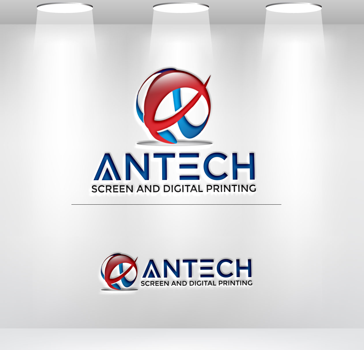 Logo Design for "Antech" with tag of "Screen and Digital Printing" by ...