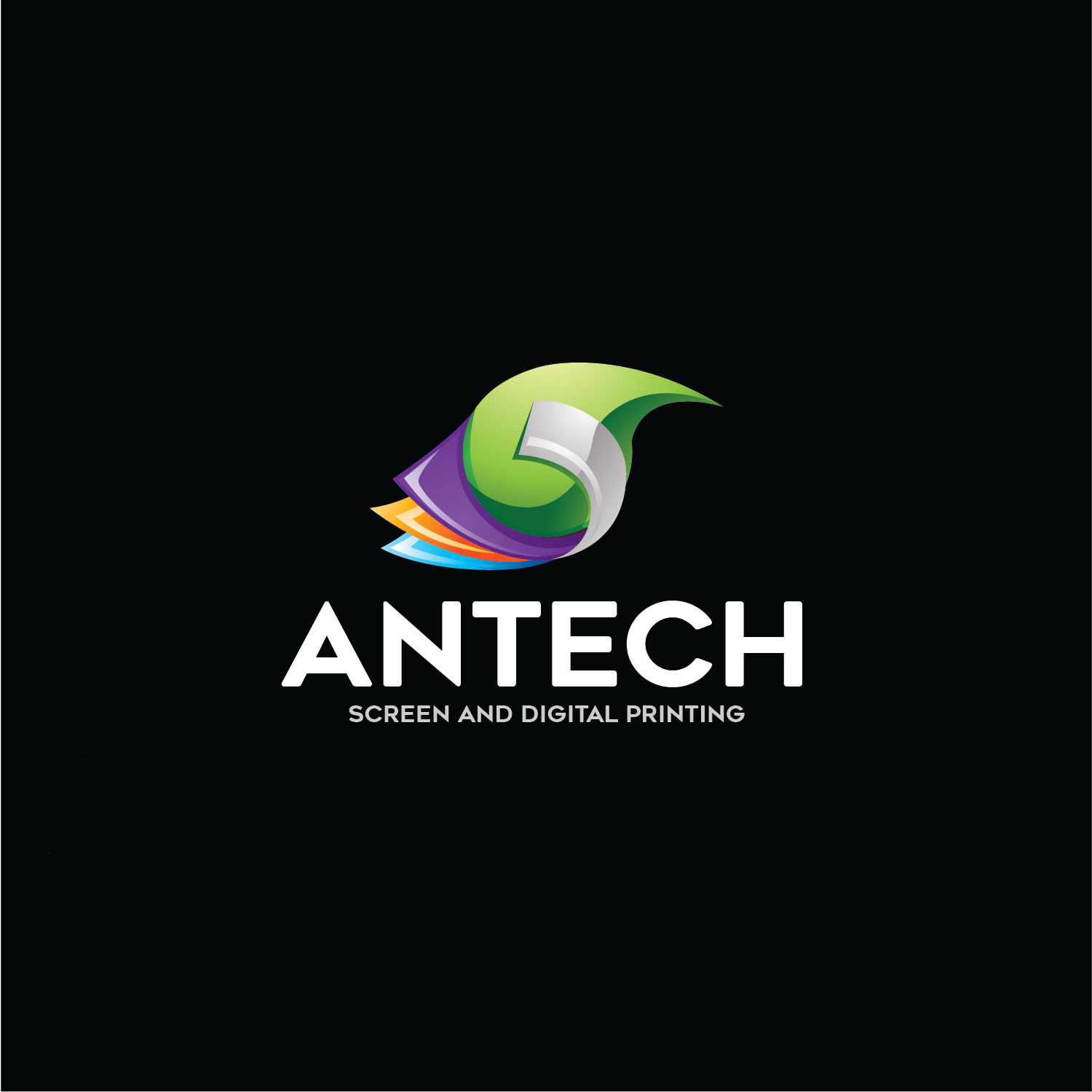 Logo Design for "Antech" with tag of "Screen and Digital Printing" by ...