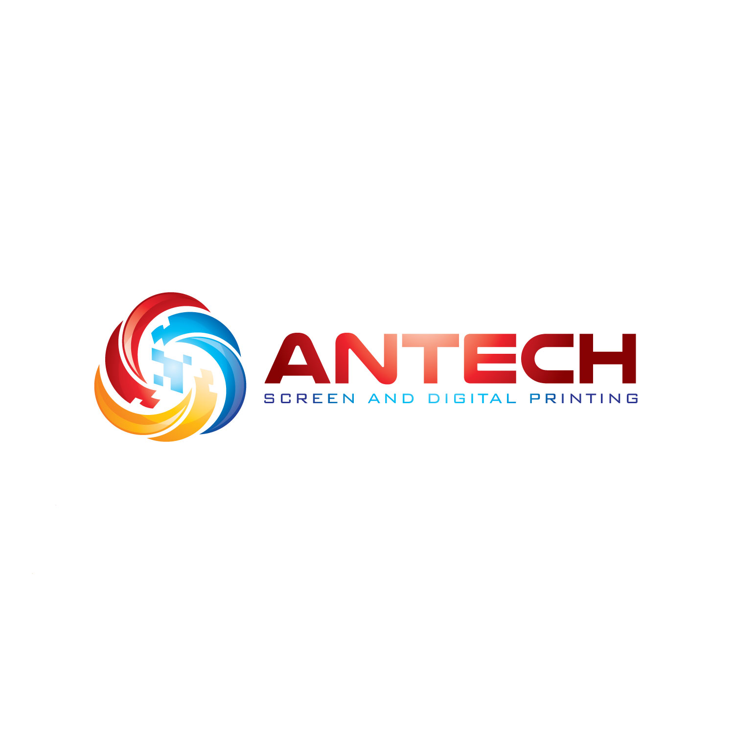 Logo Design for "Antech" with tag of "Screen and Digital Printing" by ...