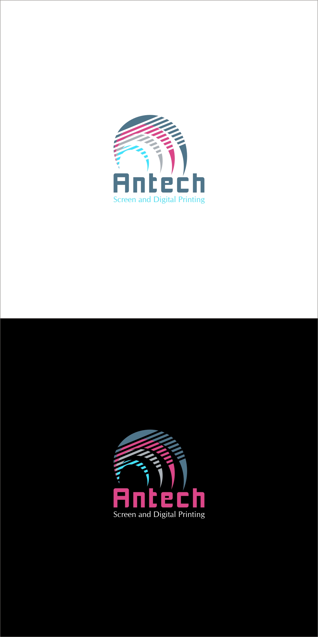 Logo Design for "Antech" with tag of "Screen and Digital Printing" by ...