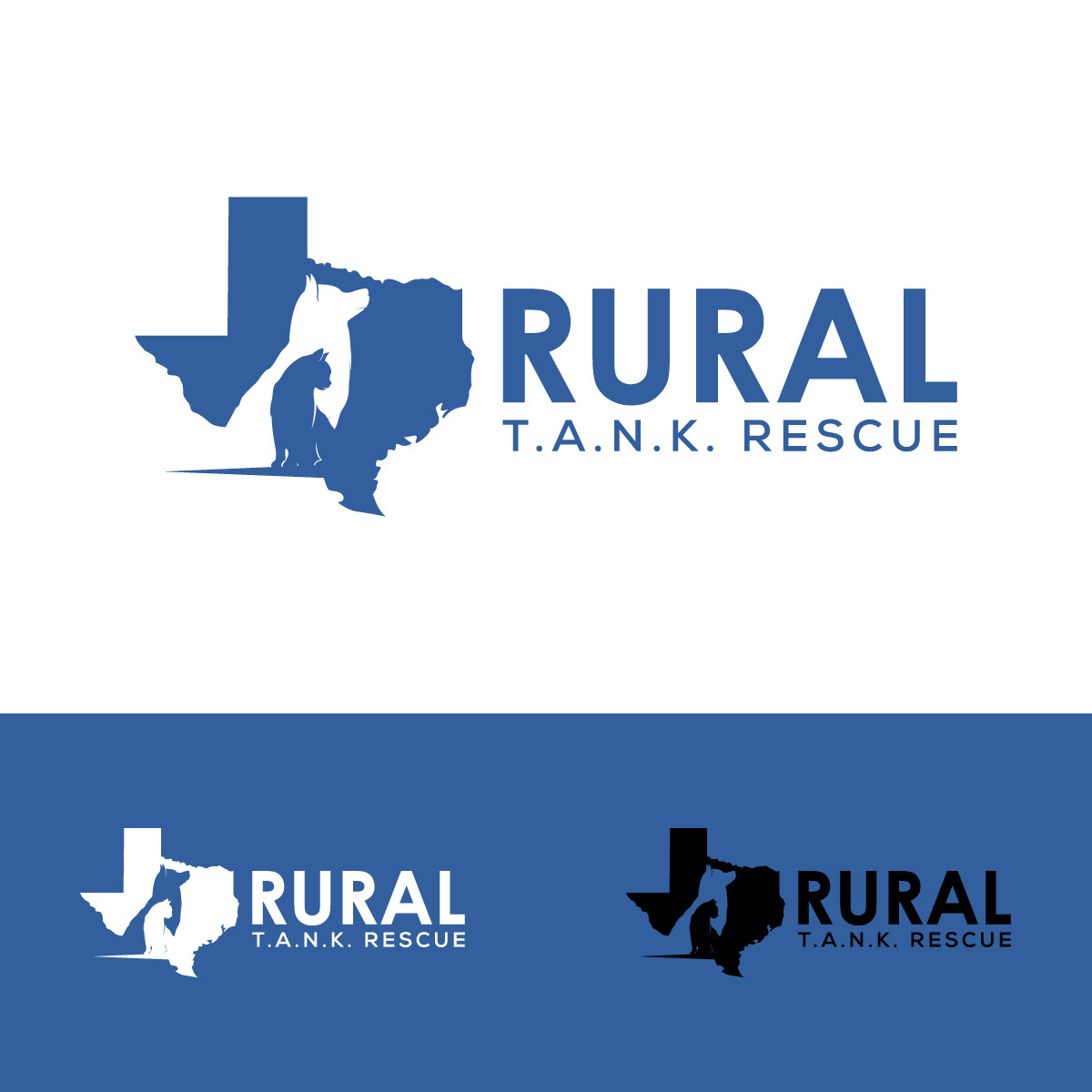 Bold Playful Animal Rescue Logo Design For Rural T A N K Rescue By bold-playful-animal-rescue-logo-design-for-rural-t-a-n-k-rescue-by