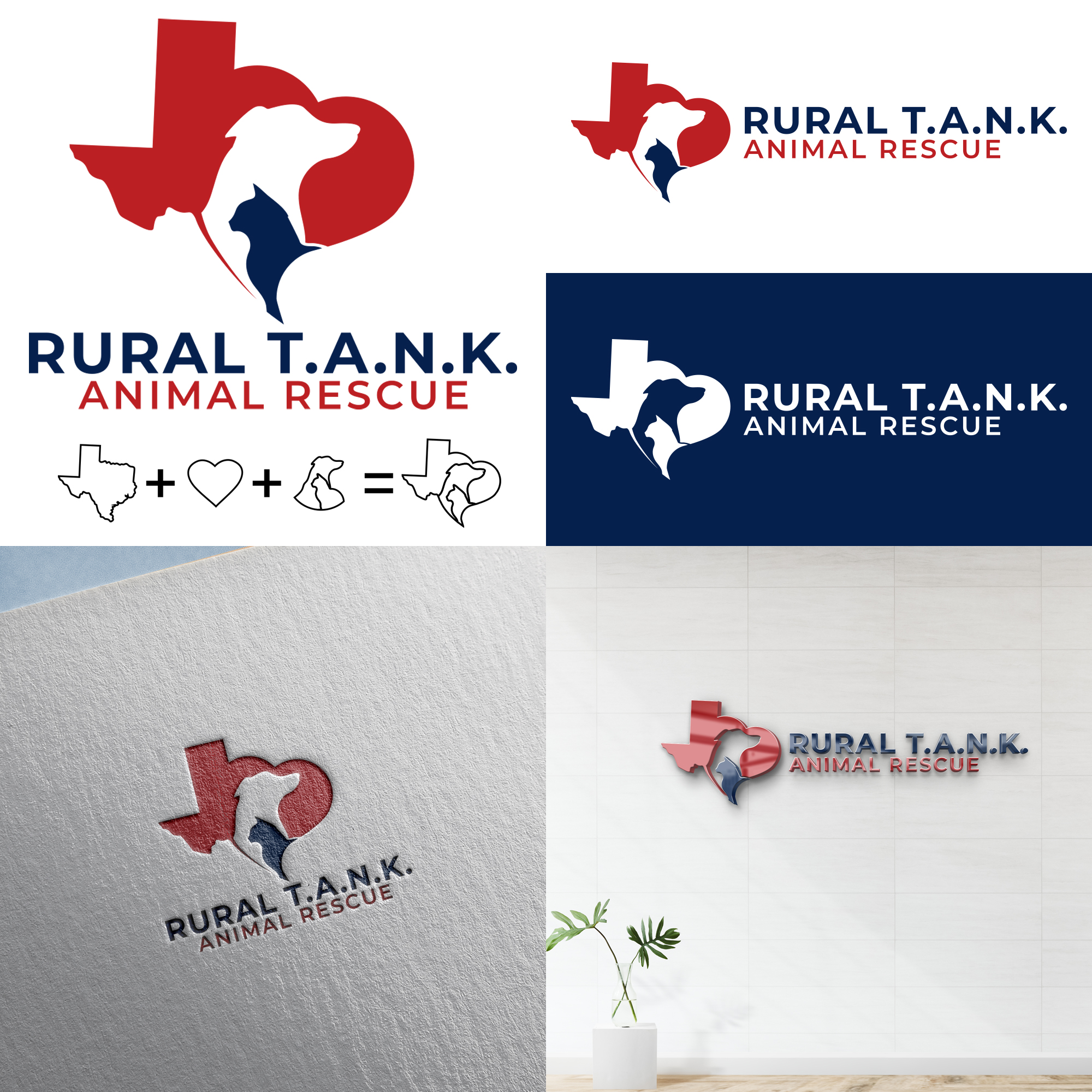 Bold, Playful, Animal Rescue Logo Design for Rural T.A.N.K. Rescue by ...