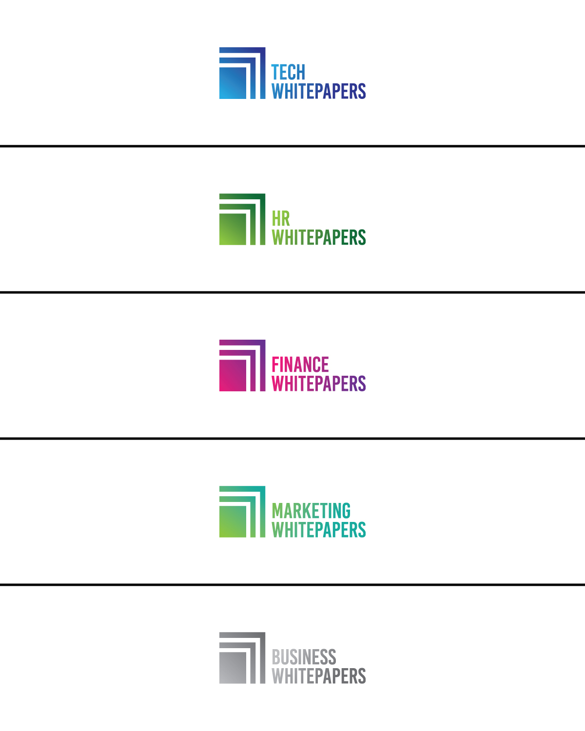 Bold, Modern, Technology Logo Design for Tech Whitepapers / HR ...