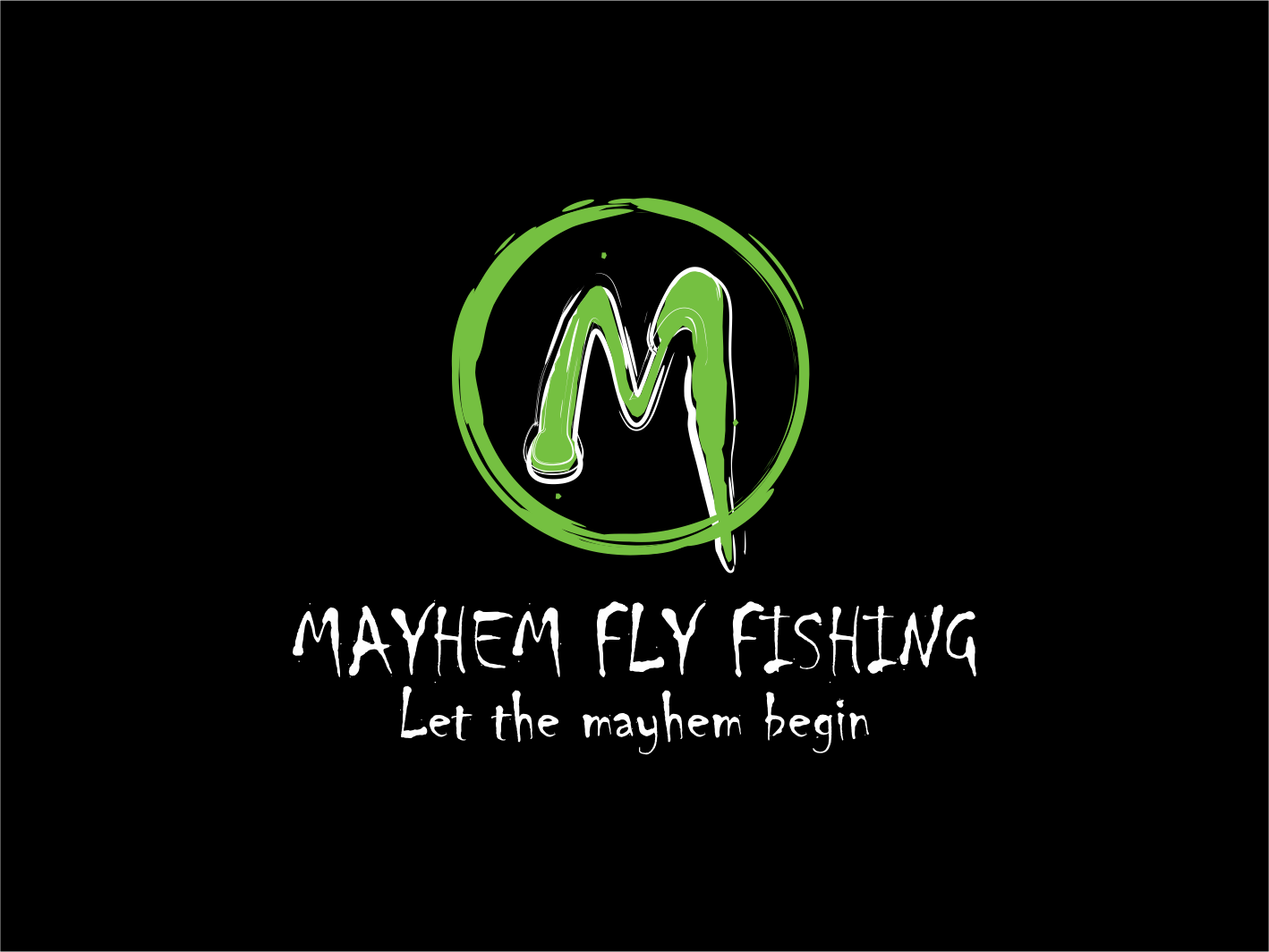 Bold, Modern, Fly fishing /angling Logo Design for Let the mayhem begin ...