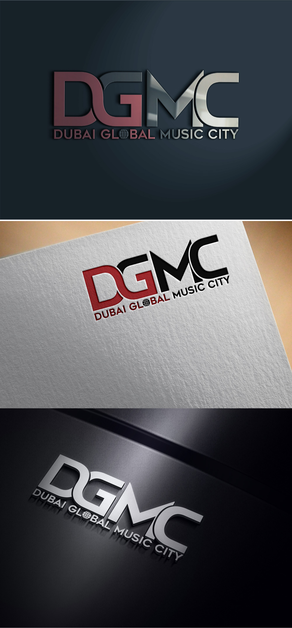 Professional, Upmarket, Music Logo Design for DGMC Dubai Global Music ...