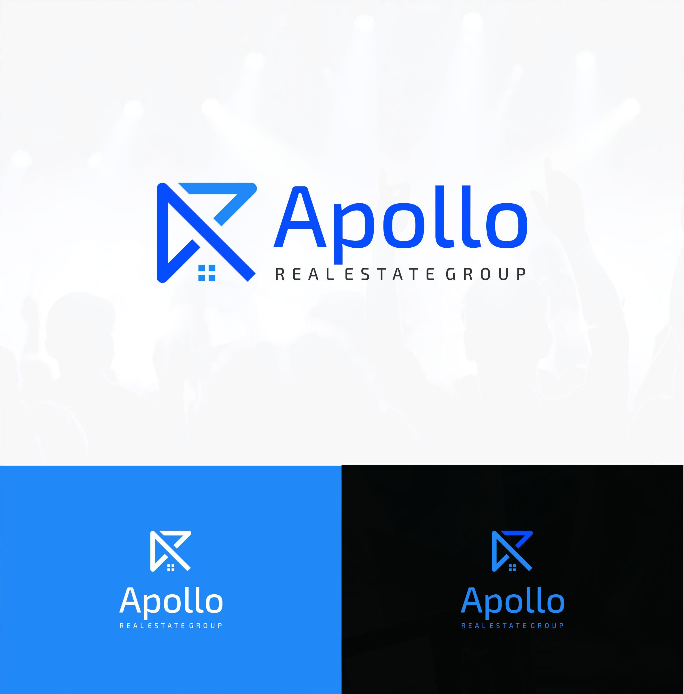 Elegant, Serious, Real Estate Logo Design for Apollo Real Estate Group ...