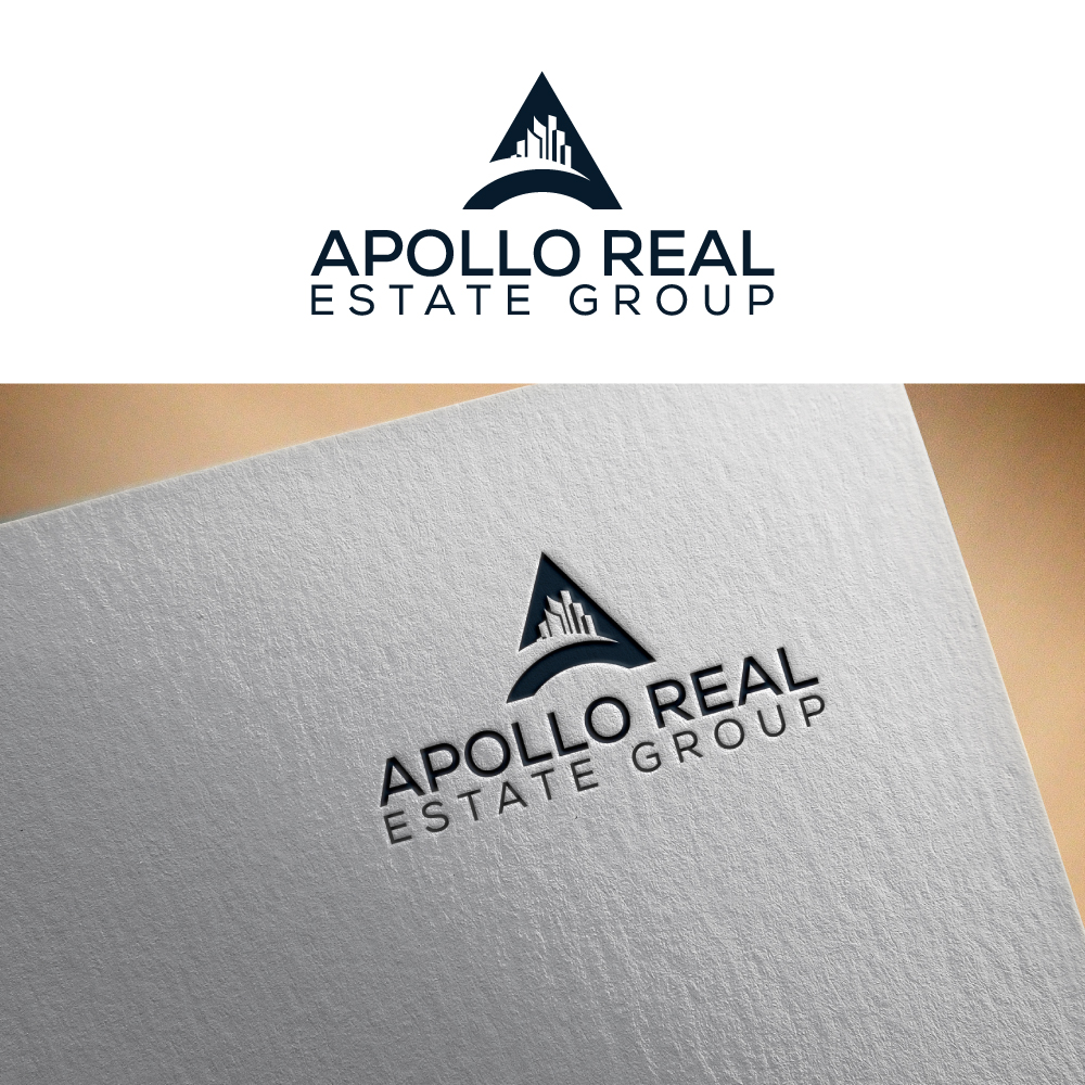 Elegant, Serious, Real Estate Logo Design for Apollo Real Estate Group ...