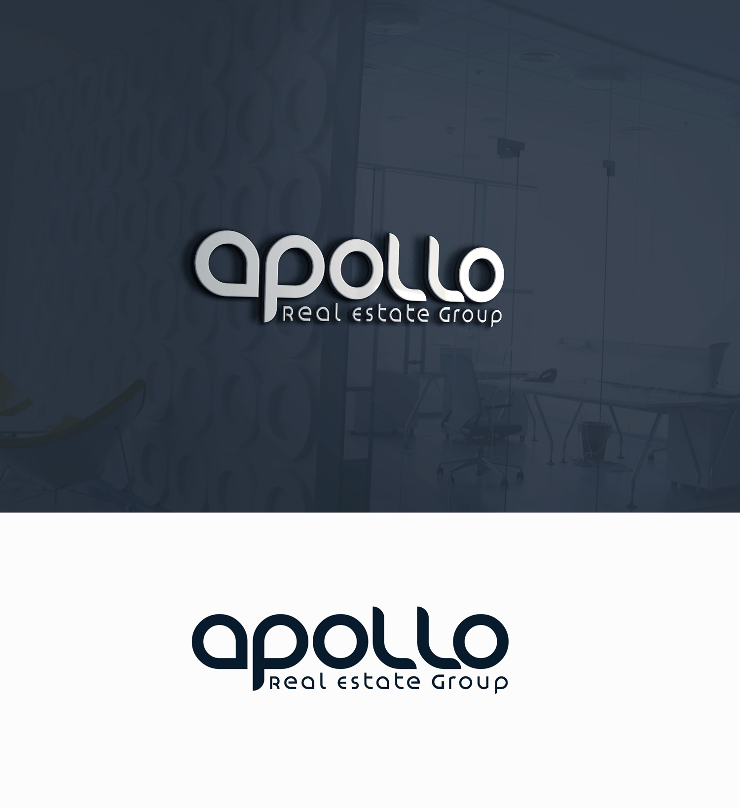 Elegant, Serious, Real Estate Logo Design for Apollo Real Estate Group ...