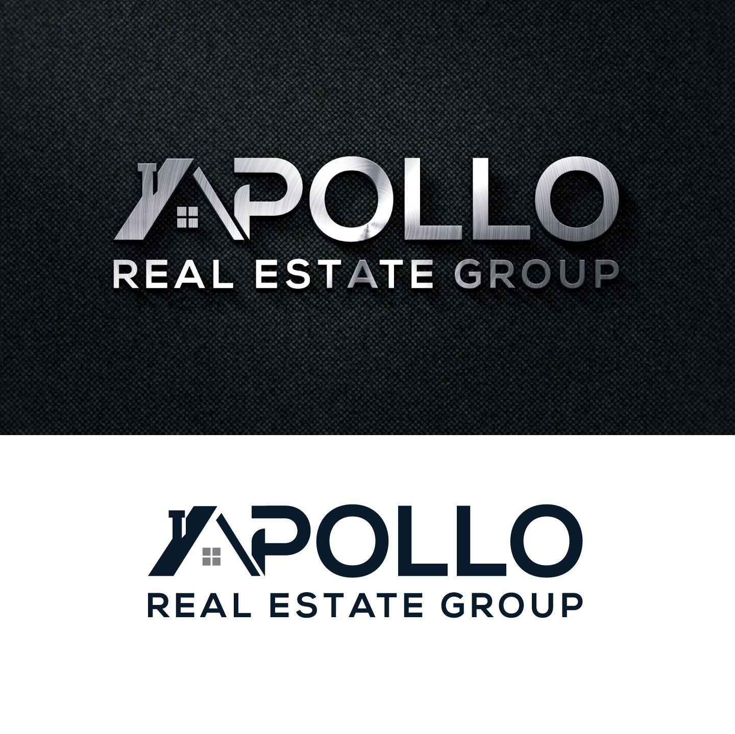 Elegant, Serious, Real Estate Logo Design for Apollo Real Estate Group ...