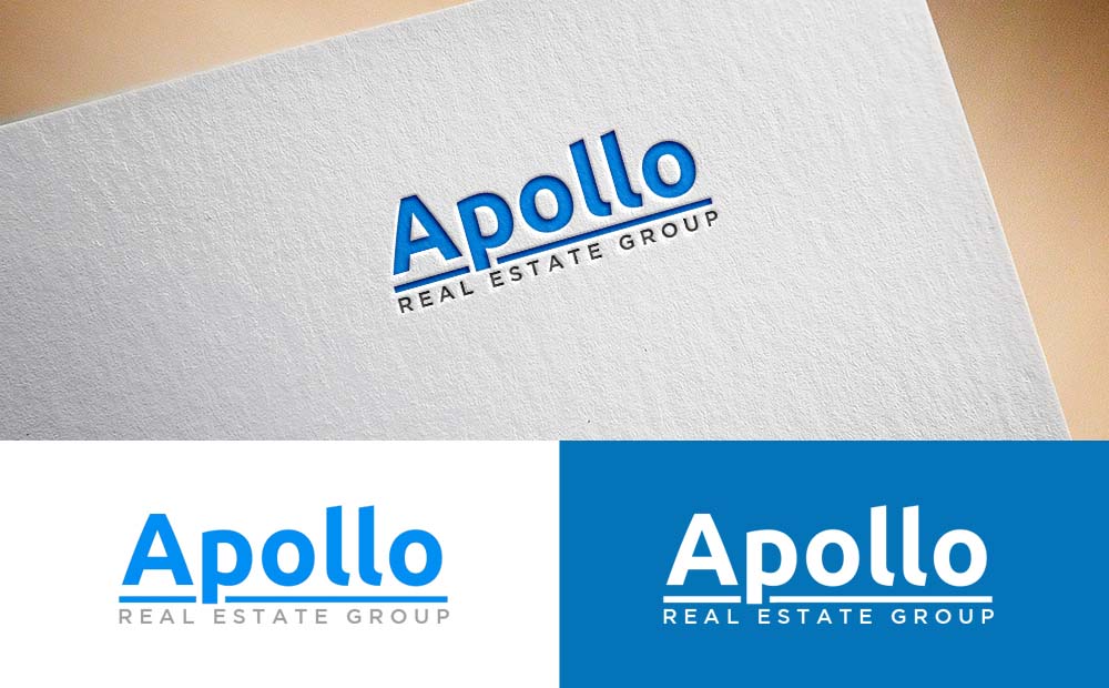 Elegant, Serious, Real Estate Logo Design for Apollo Real Estate Group ...