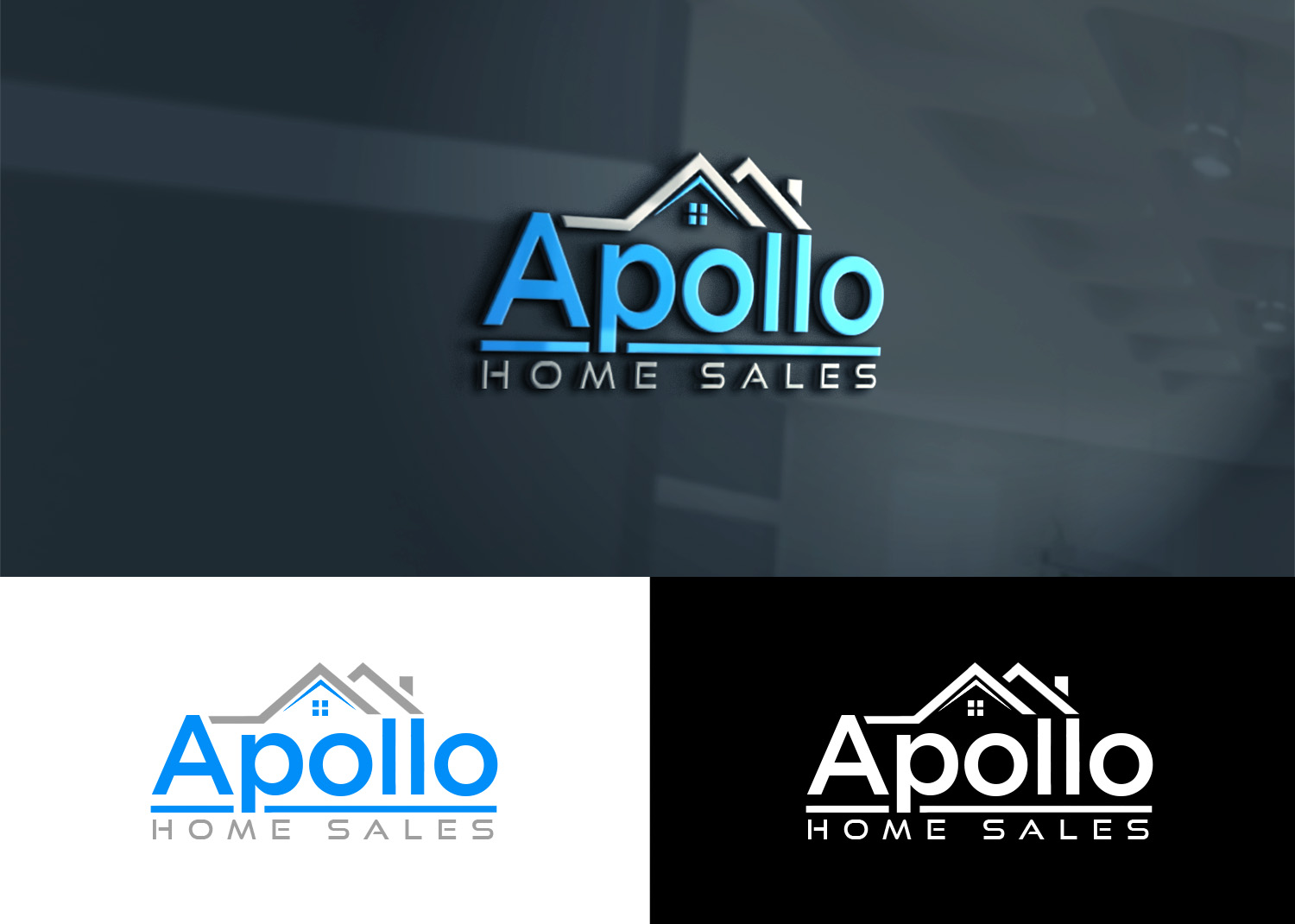 Elegant, Serious, Real Estate Logo Design for Apollo Real Estate Group ...