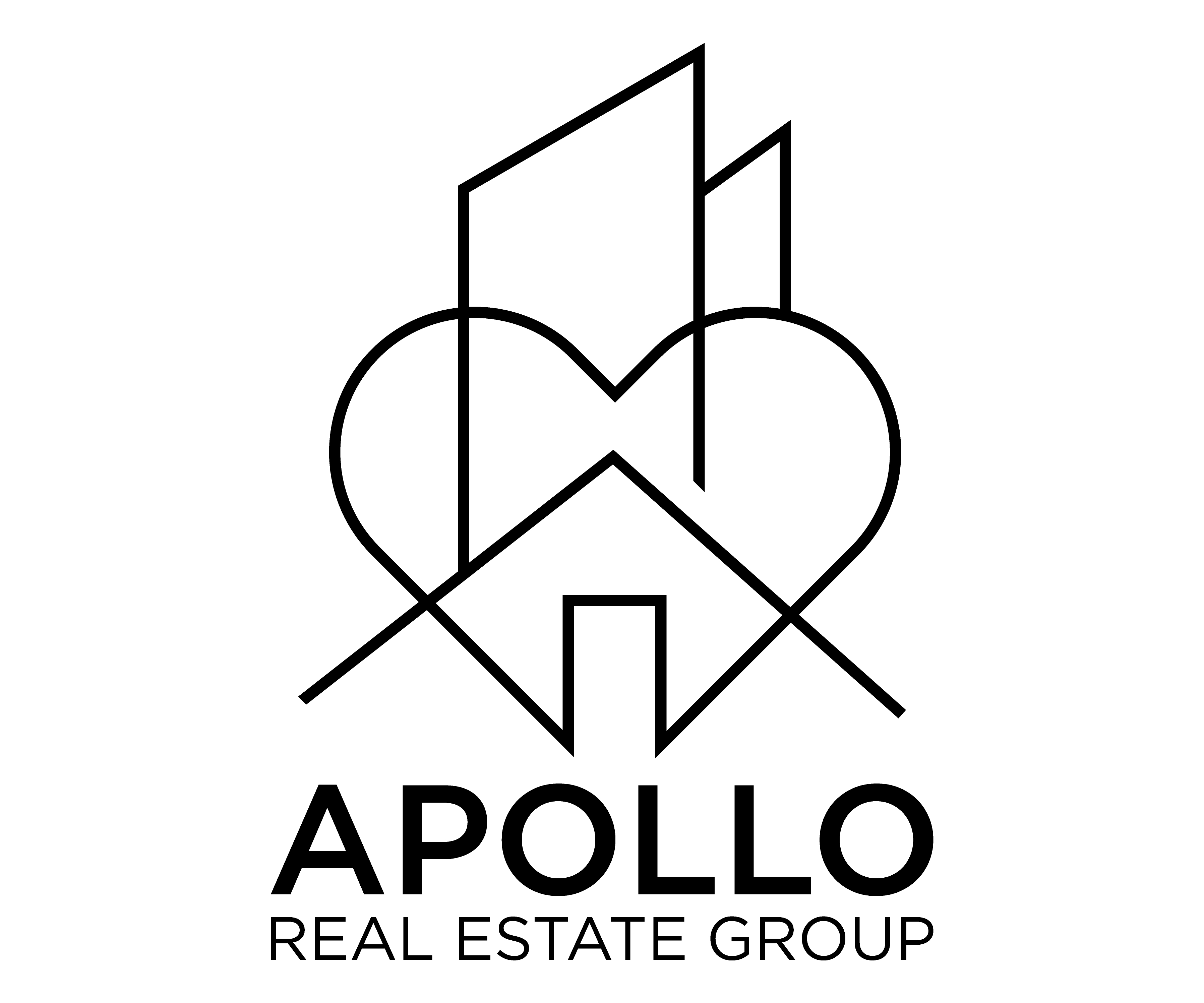 Elegant, Serious, Real Estate Logo Design for Apollo Real Estate Group ...