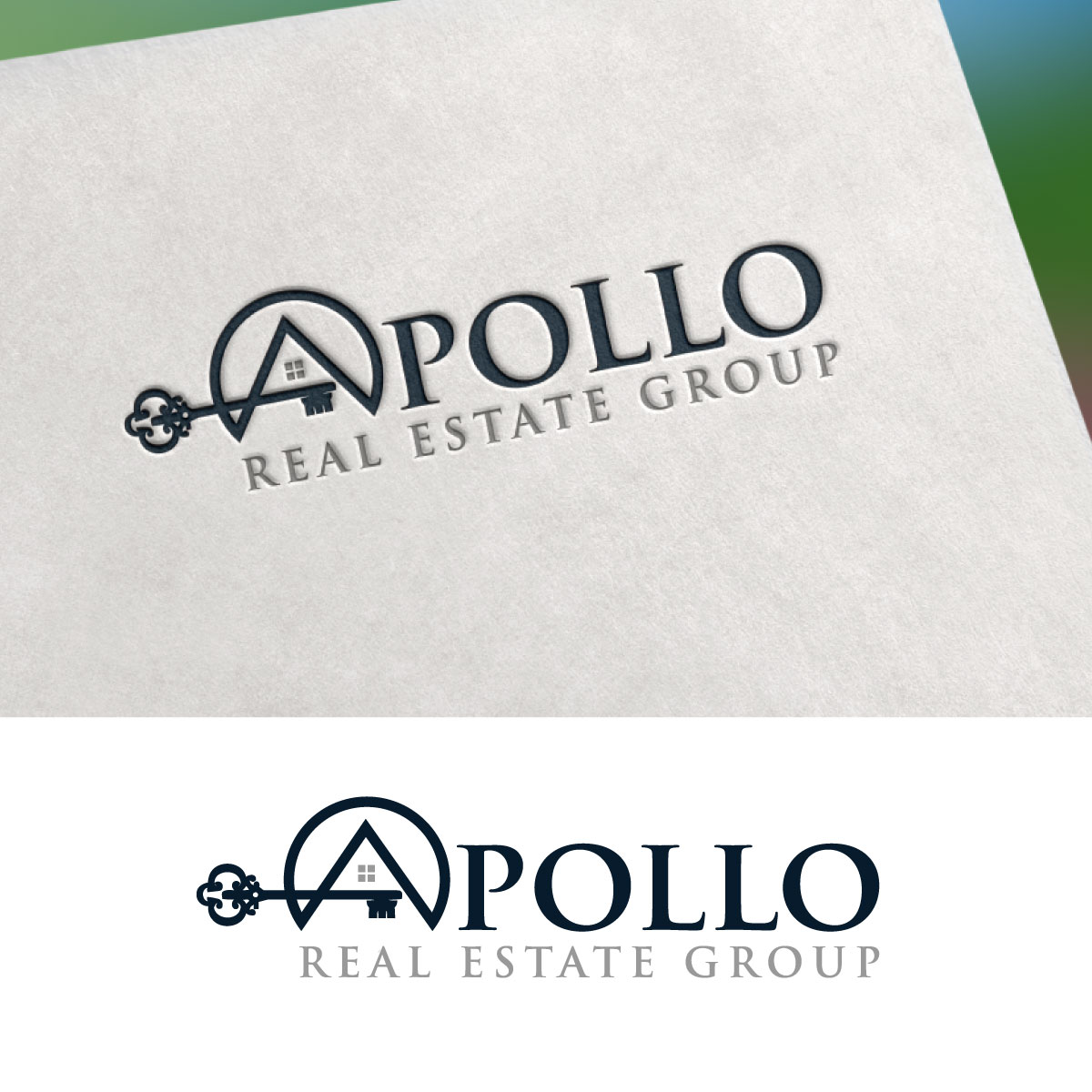 Elegant, Serious, Real Estate Logo Design for Apollo Real Estate Group ...