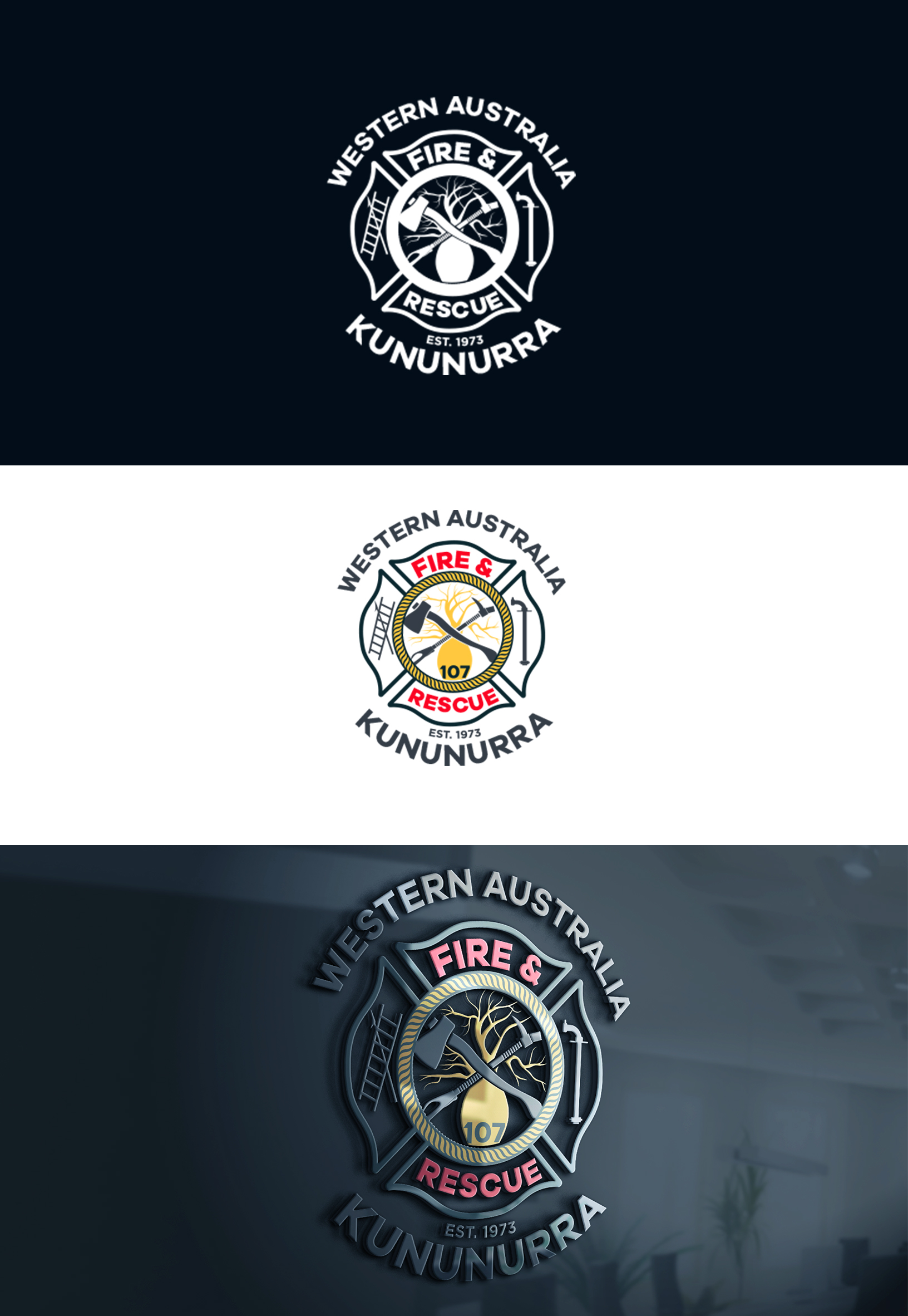 Bold, Serious, Fire and Rescue Logo Design for Kununurra Fire & Rescue ...