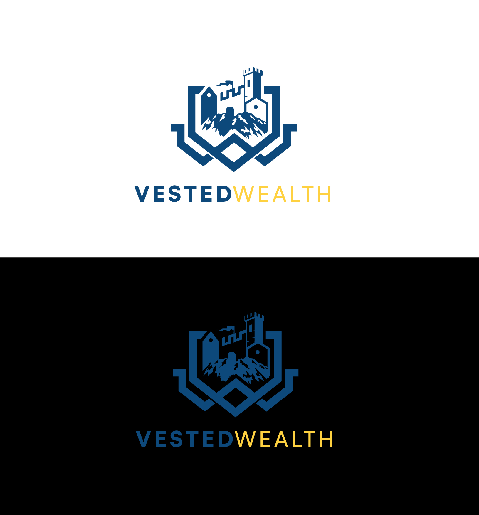 Modern, Conservative, Finance Logo Design for Vested Wealth by ...