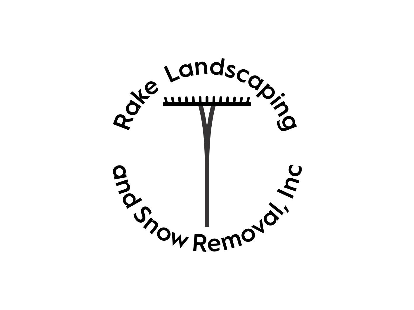 Logo Design for Rake Landscaping and Snow Removal, Inc by BNdesigner ...